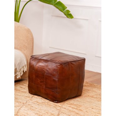 Free Shipping! LR Home Small Over-tufted Geometric Indoor Square Pouf ...