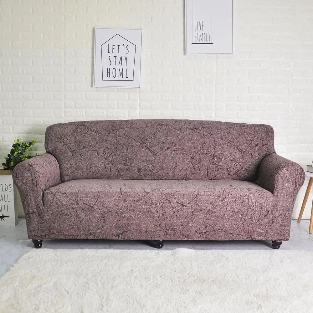 Geometric Elastic Sofa Cover for Living Room Modern Sectional Corner ...