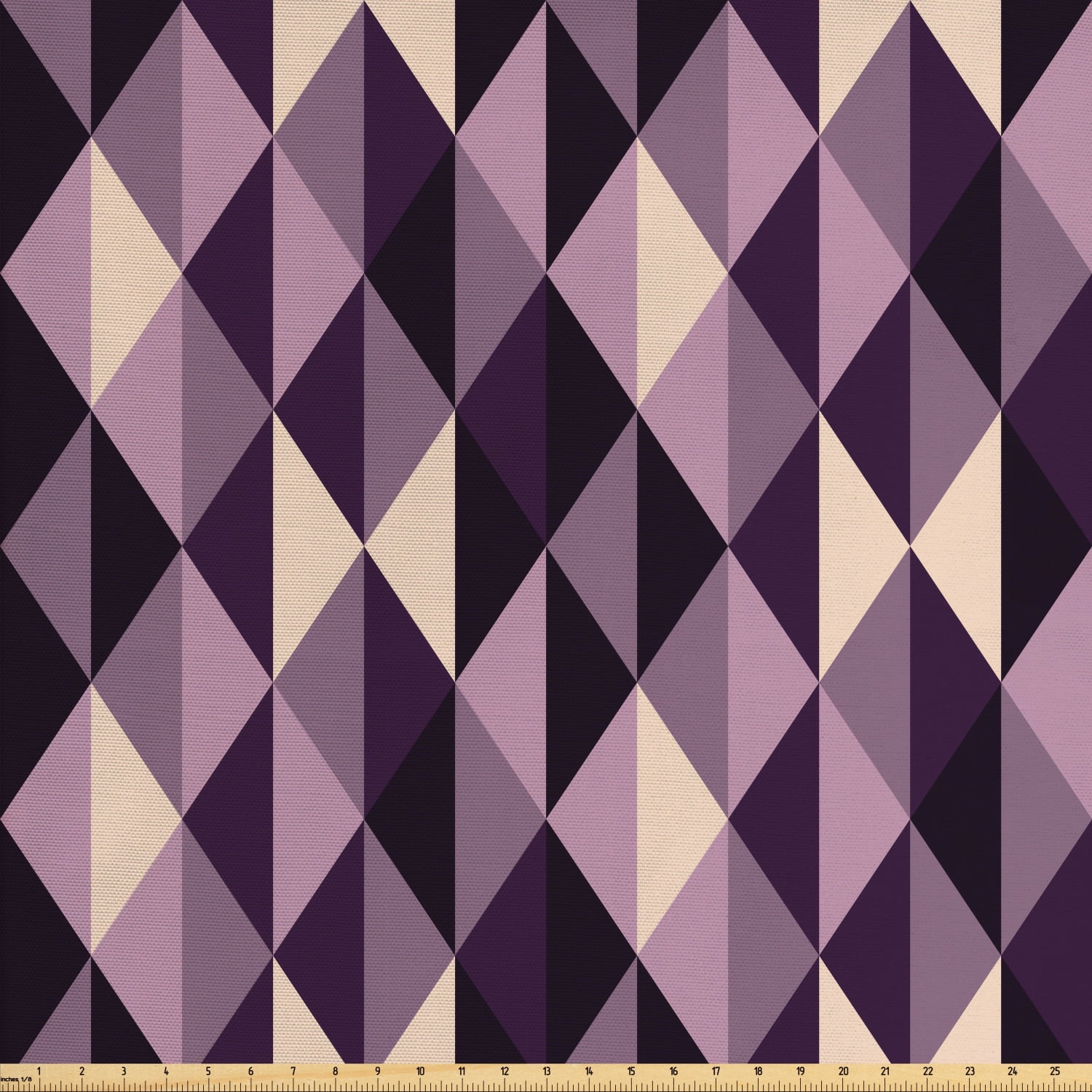 Ambesonne Geometric Fabric by the Yard Upholstery, Abstract Style ...