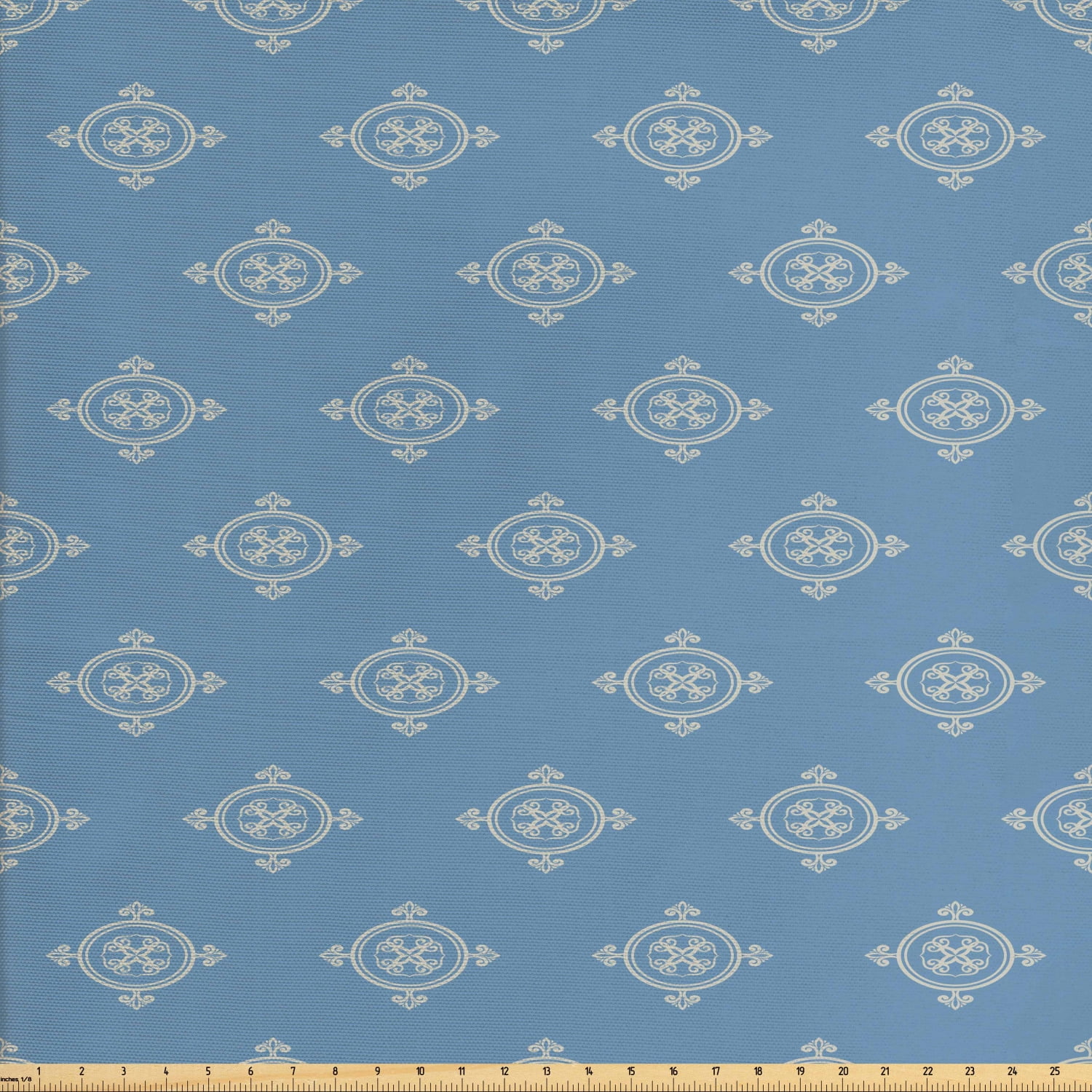 Ambesonne Geometric Fabric by the Yard Upholstery, Medieval Pattern, 5 ...