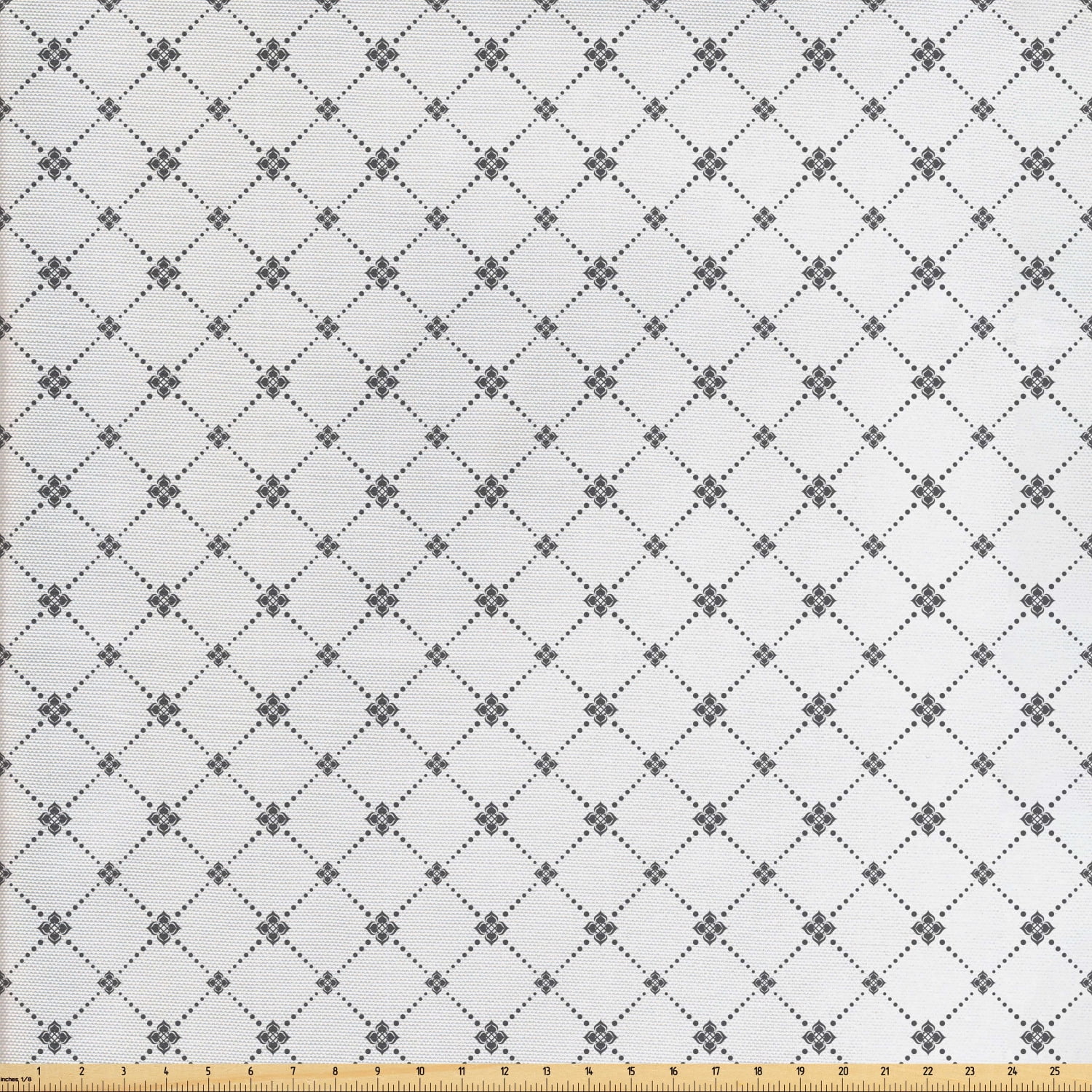 Ambesonne Geometric Fabric by the Yard Upholstery, Dotted Modern ...