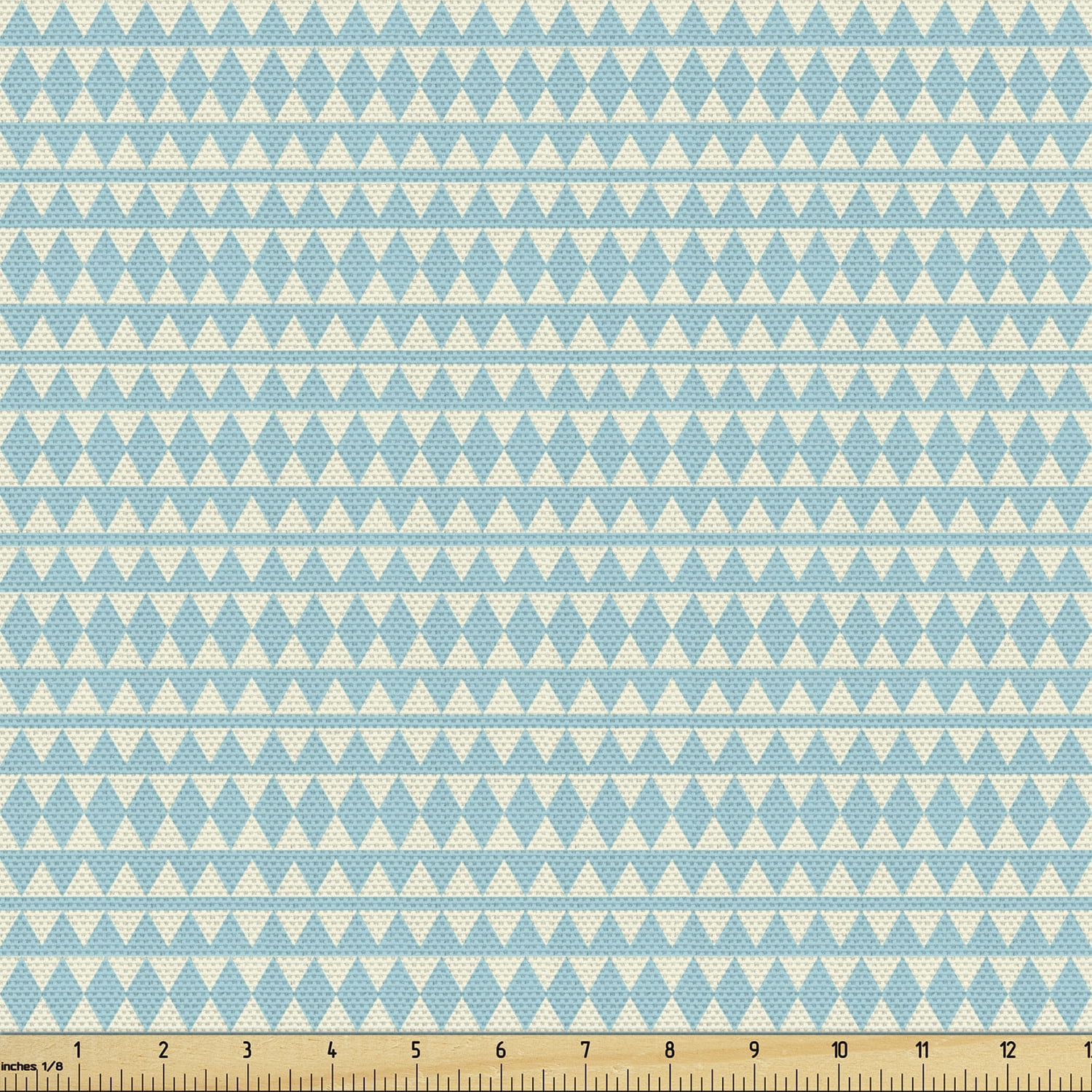 Ambesonne Geometric Fabric by the Yard Upholstery, Chevron Style Design ...