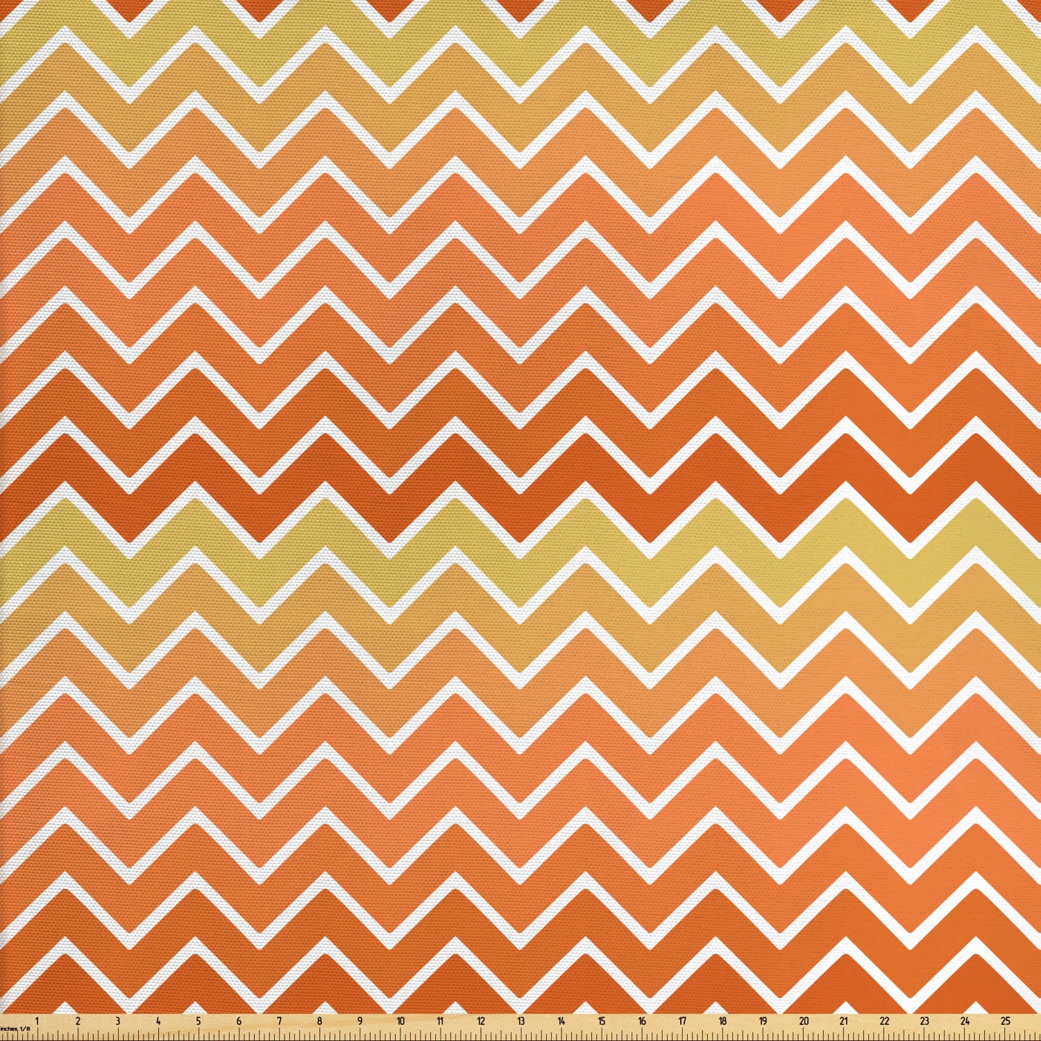 Ambesonne Geometric Fabric by the Yard Upholstery, Gradient Blended ...