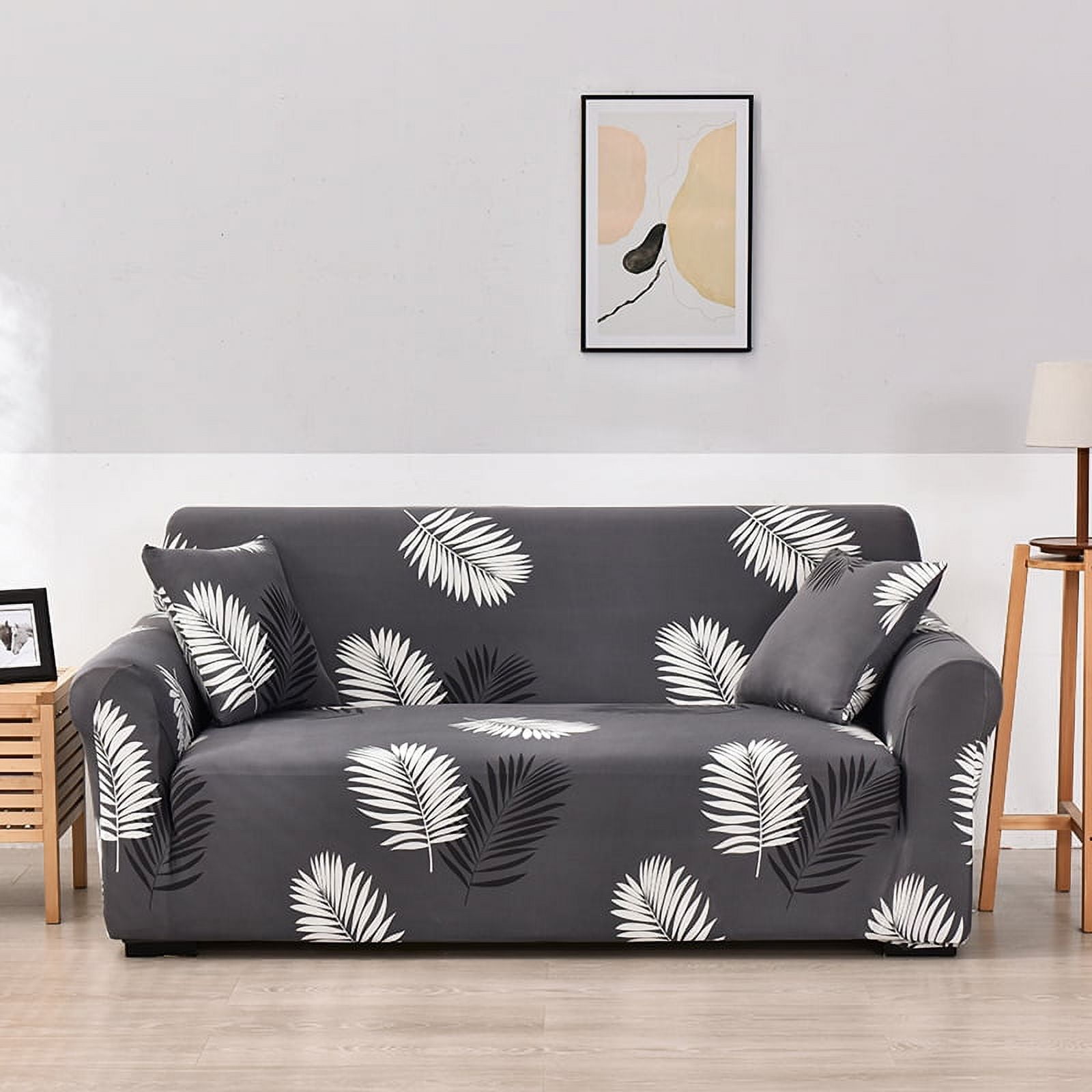 Geometric Figure Stretch Cover Elastic All-inclusive Couch Case For ...