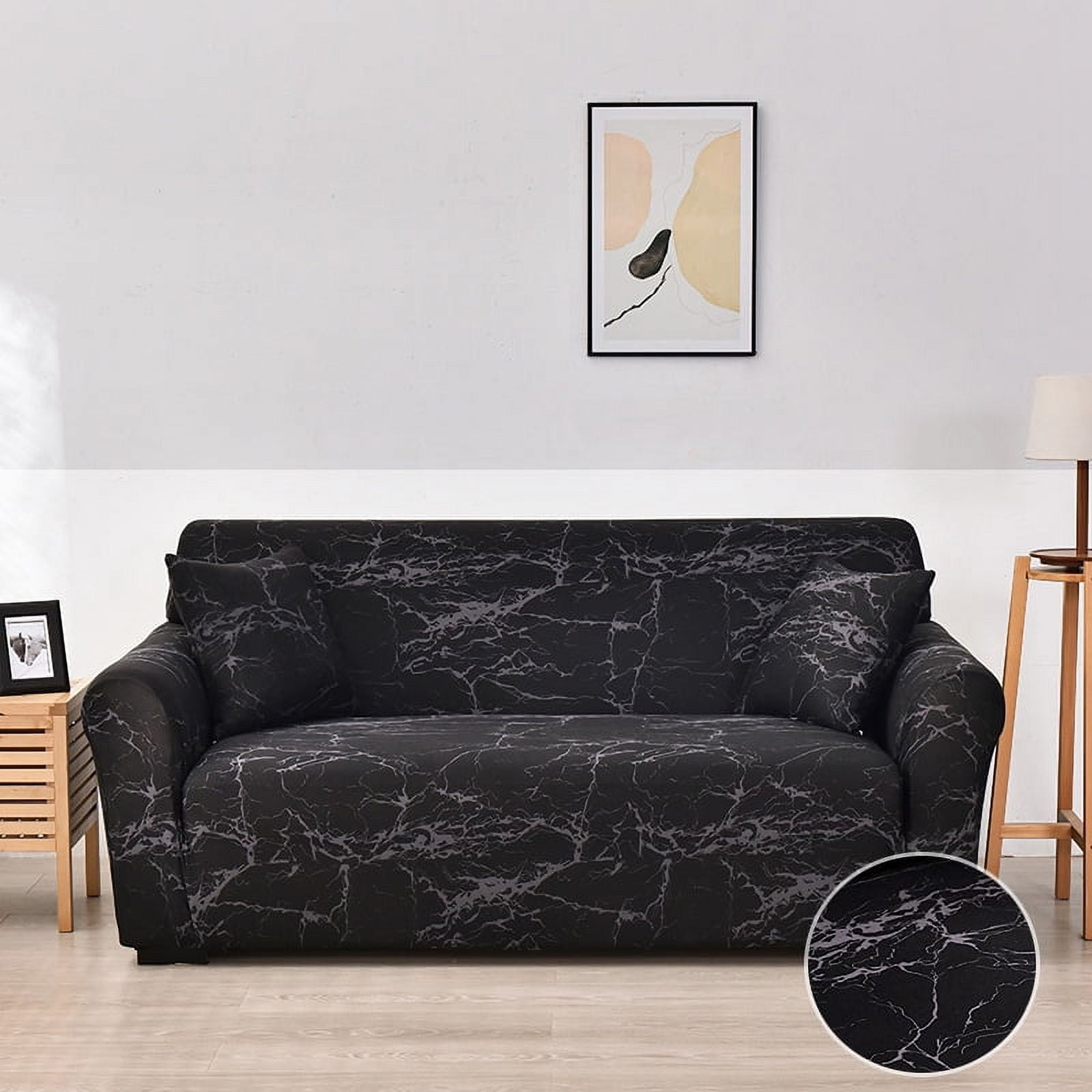 Geometric Figure Stretch Cover Elastic All-inclusive Couch Case For ...