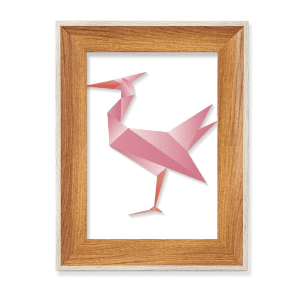Geometric Flango Origa Pattern Desktop Wooden Photo Frame Display ...