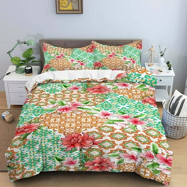 Bohemian Mandala King Duvet Cover Boho Ethnic Style Bedding Set Modern ...