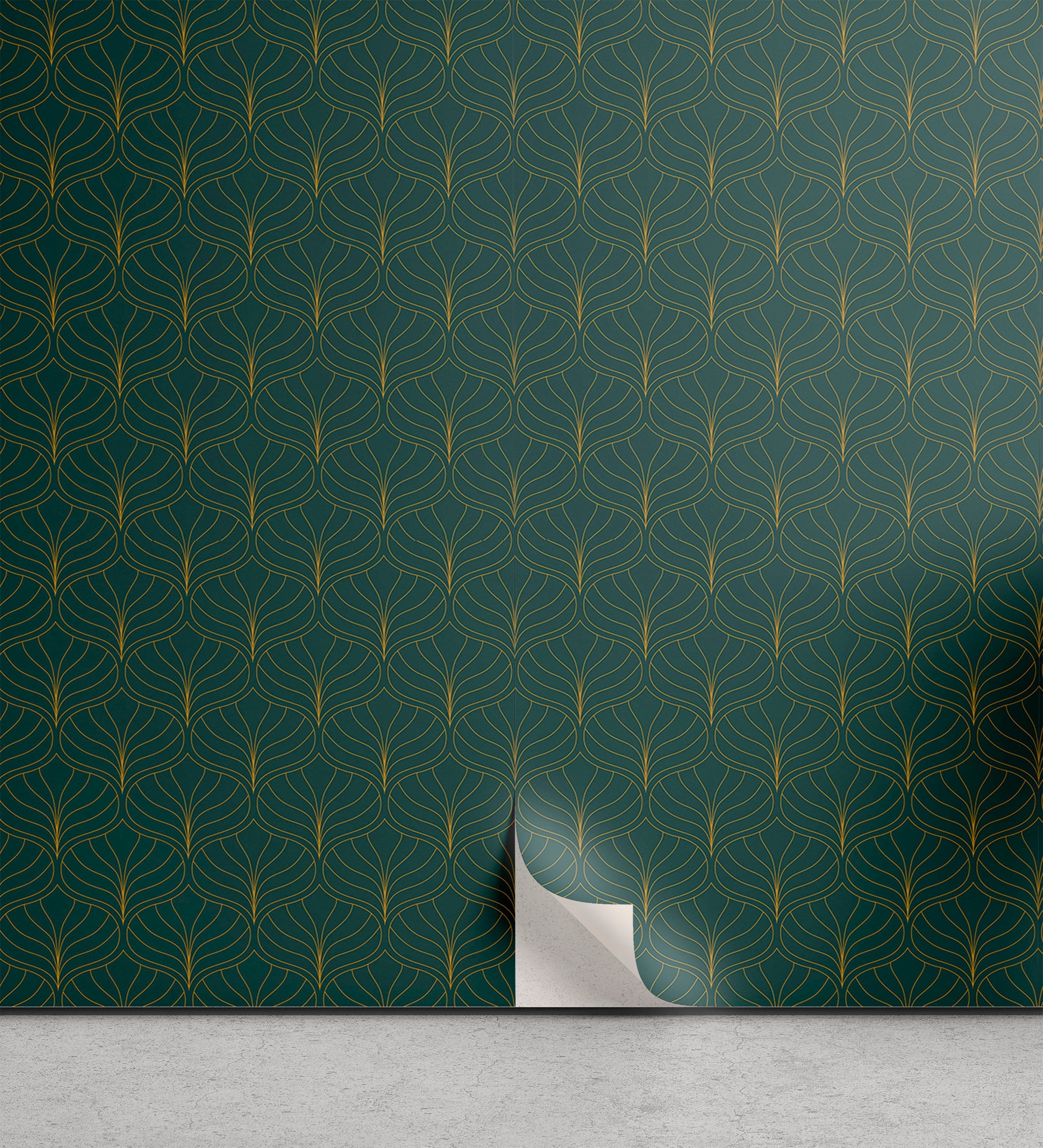 Geometric Flower Peel & Stick Wallpaper for Home, Tropical Floral, 13 ...