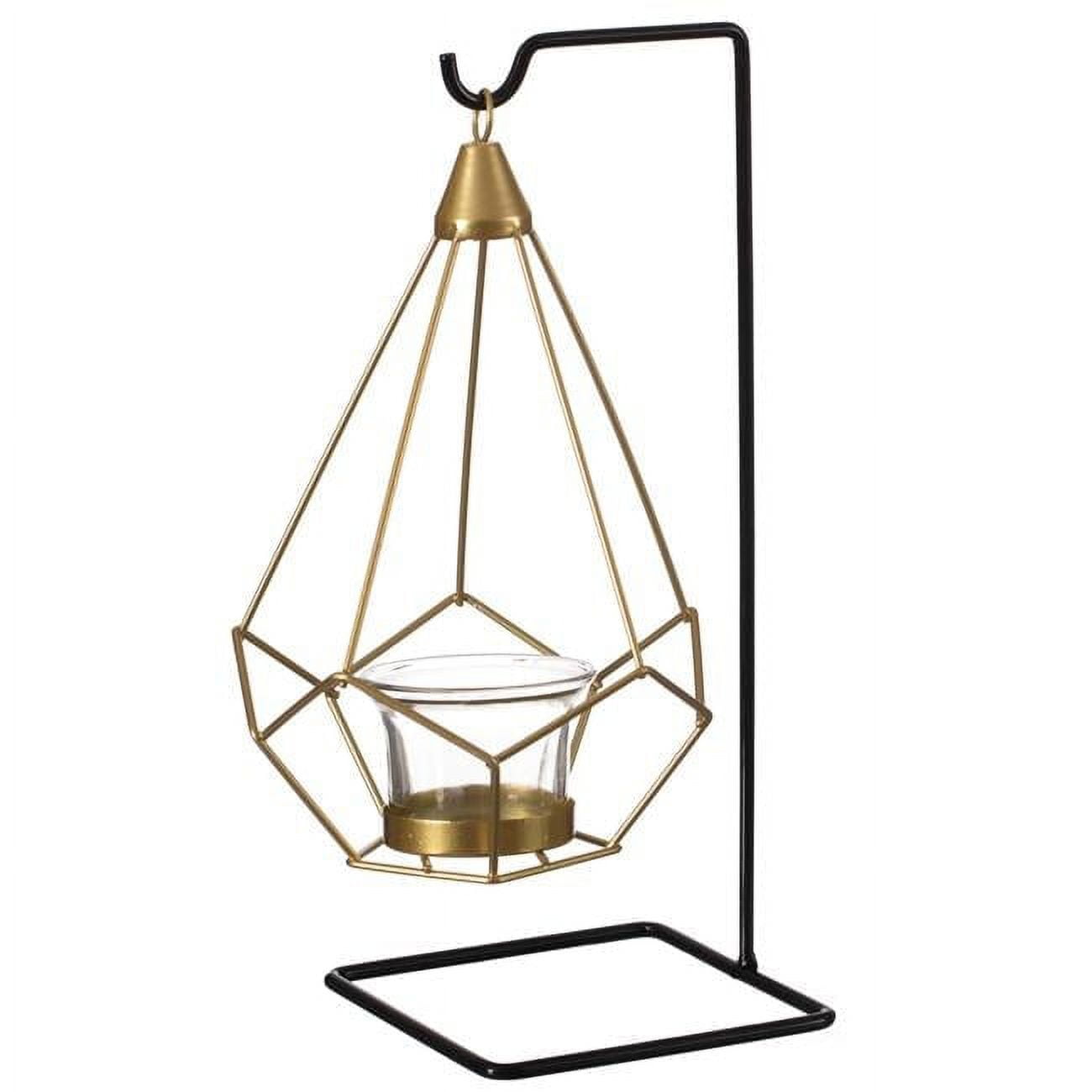 Geometric Free Swinging Votive Candle Holder Decorative Modern Hanging ...
