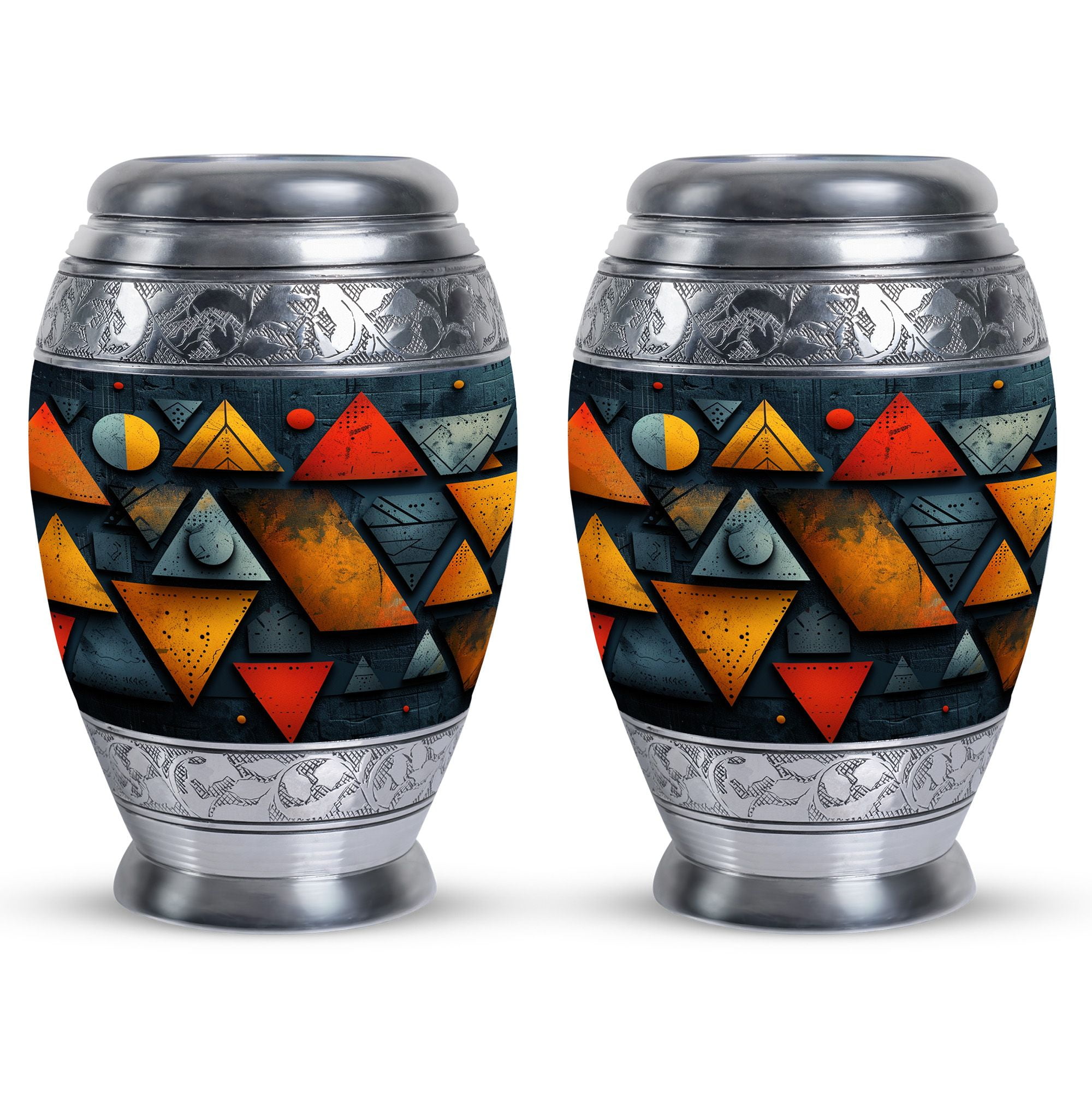 Geometric Fusion Spectrum Small Urn Dad - Unique Urns - Human Remains ...