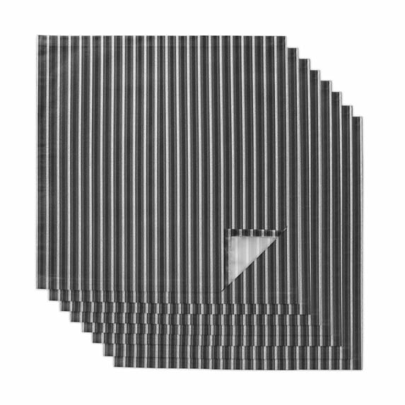 Geometric Grey, Cloth Napkins, Abstract Contemporary Minimalist Line ...