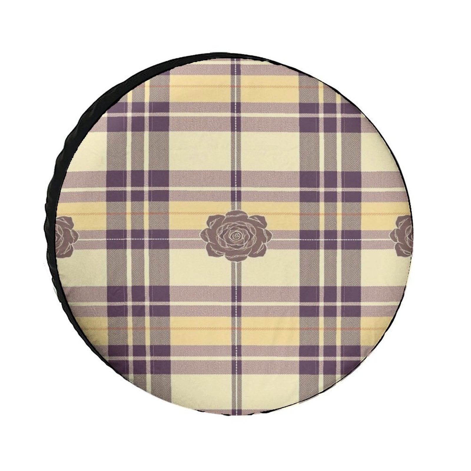 Geometric Grid Spare Tire Cover Universal Wheel Tire Protectors for SUV ...