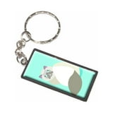 Geometric Himalayan Persian Siamese Cat Keychain Key Chain Ring ...