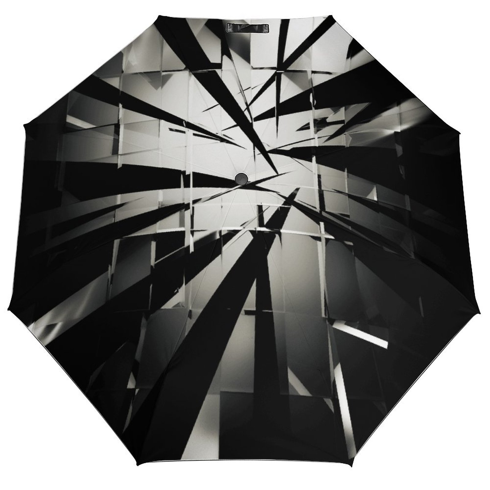 Geometric Lattice Automatic Sunny Umbrella, Sun Protection Shade, Three ...