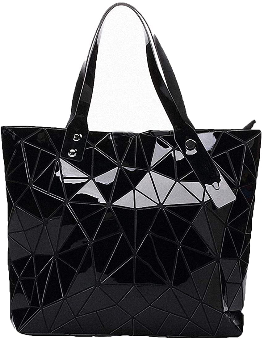 Geometric Lattice Top-handle Handbag for Women Matte Tote Purse ...