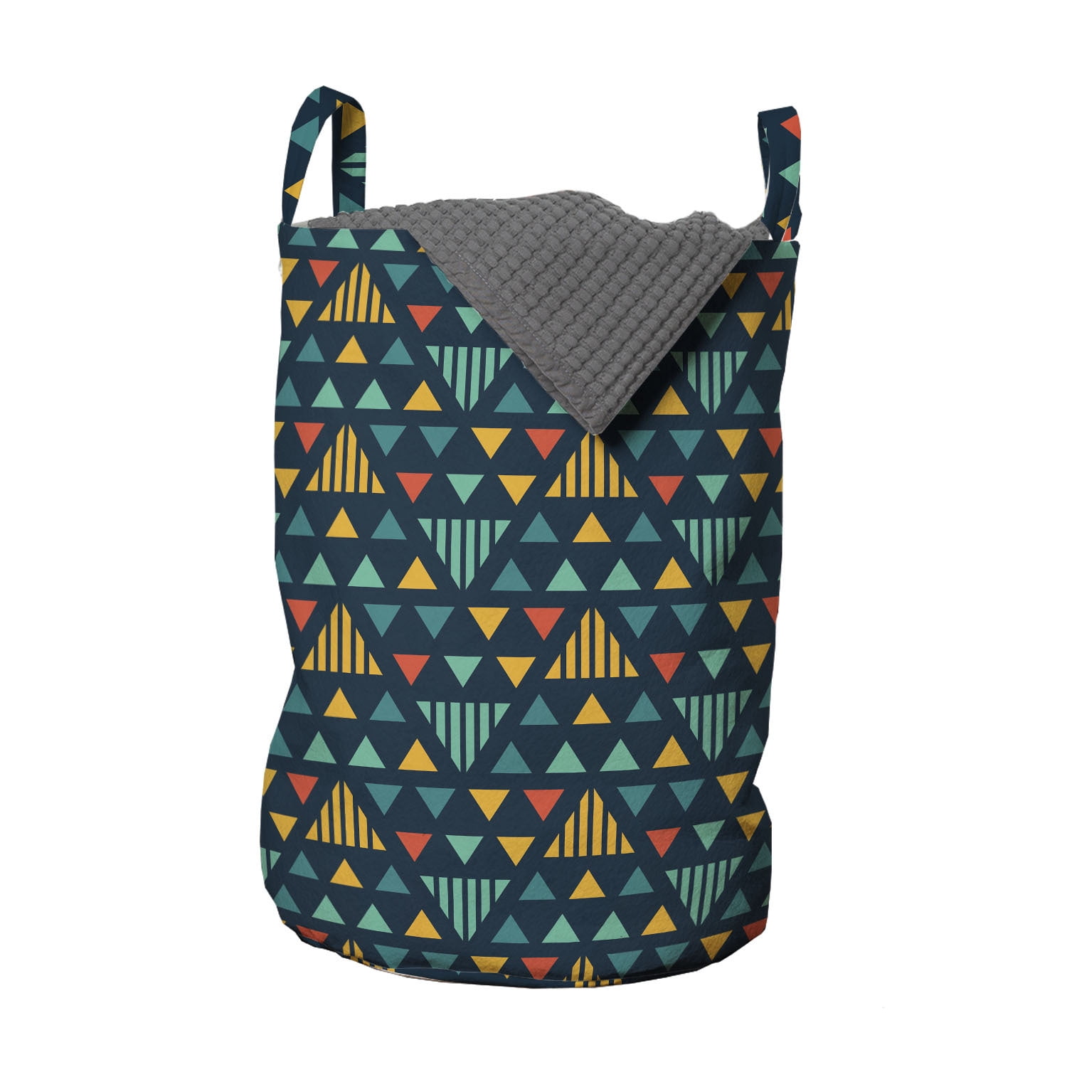 Geometric Laundry Bag, Illustration of Repetitive Irregularly ...