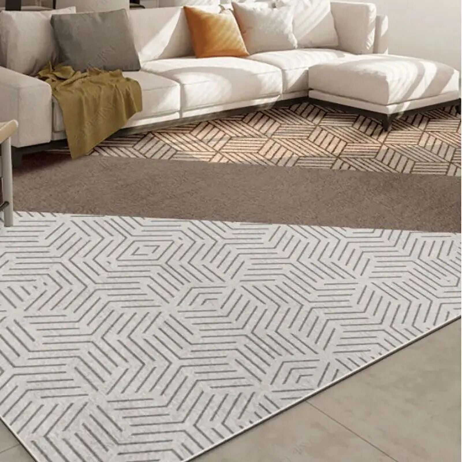 Geometric Luxury Living Room Carpets Anti-slip Northern Europe Large ...