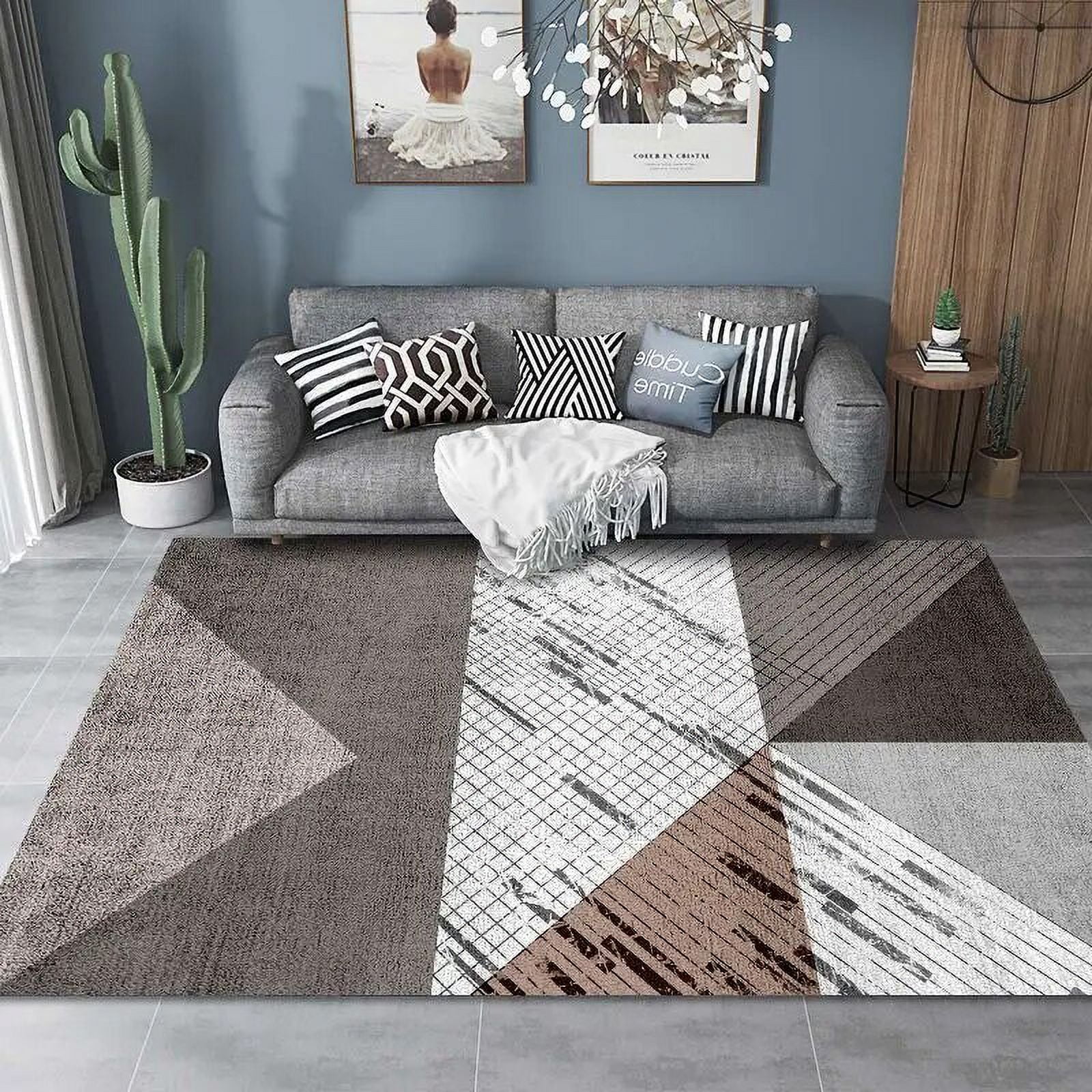 Geometric Luxury Living Room Carpets Anti-slip Northern Europe Large ...