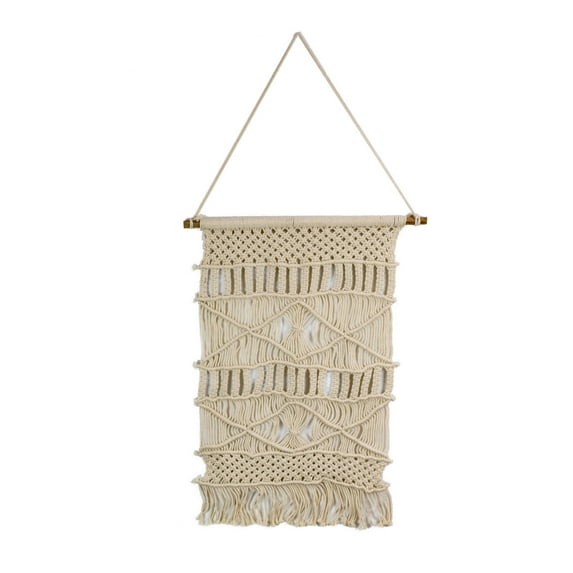 Marmont Hill Geometric Macrame Wall Hanging Handmade Decorative Art ...