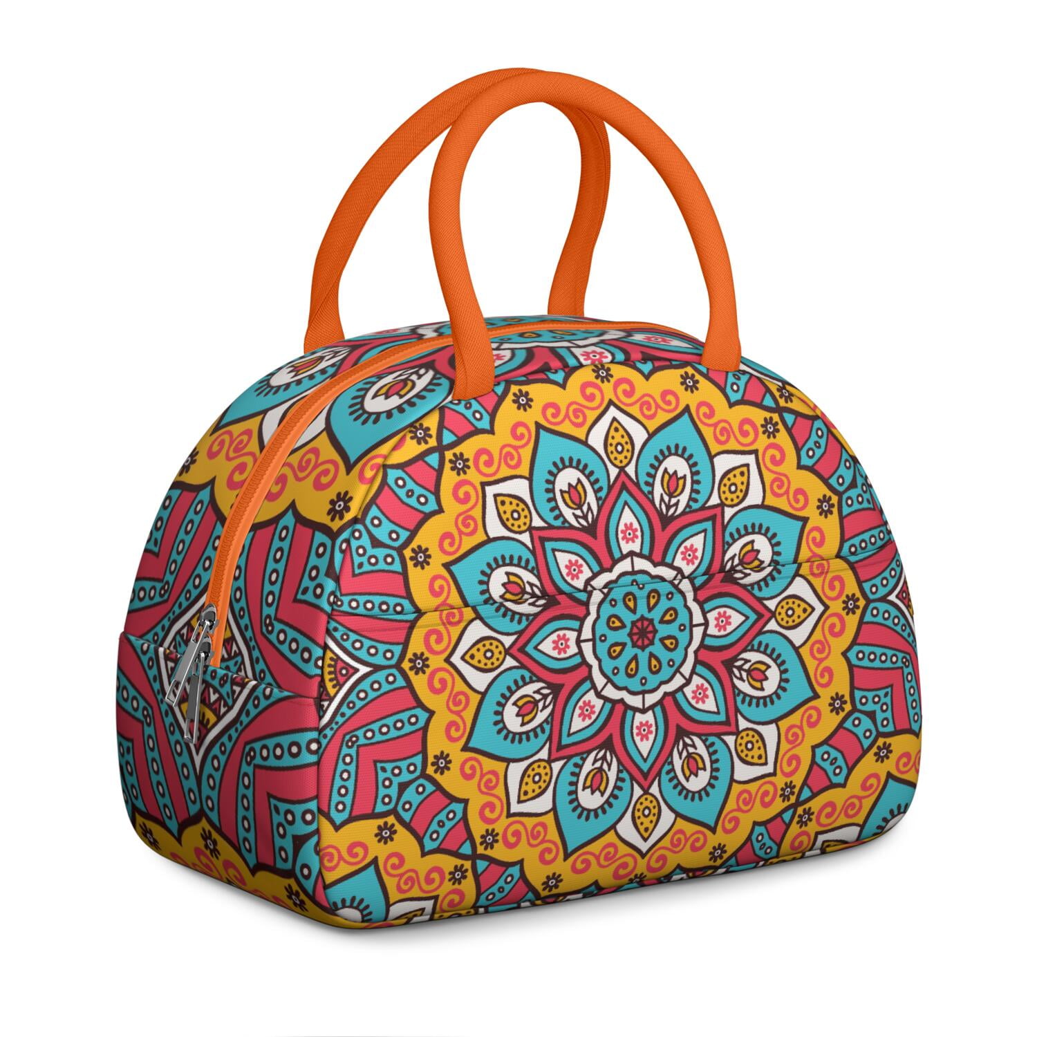 Geometric Mandala Lunch Box for Women, Abstract Art Pattern Thermal ...
