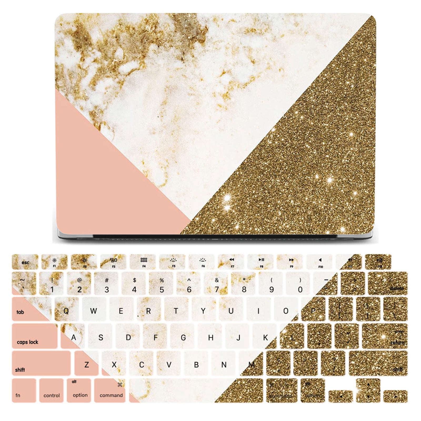 Geometric Marble Case for MacBook Air (11-inch, Models: A1370 / A1465 ...