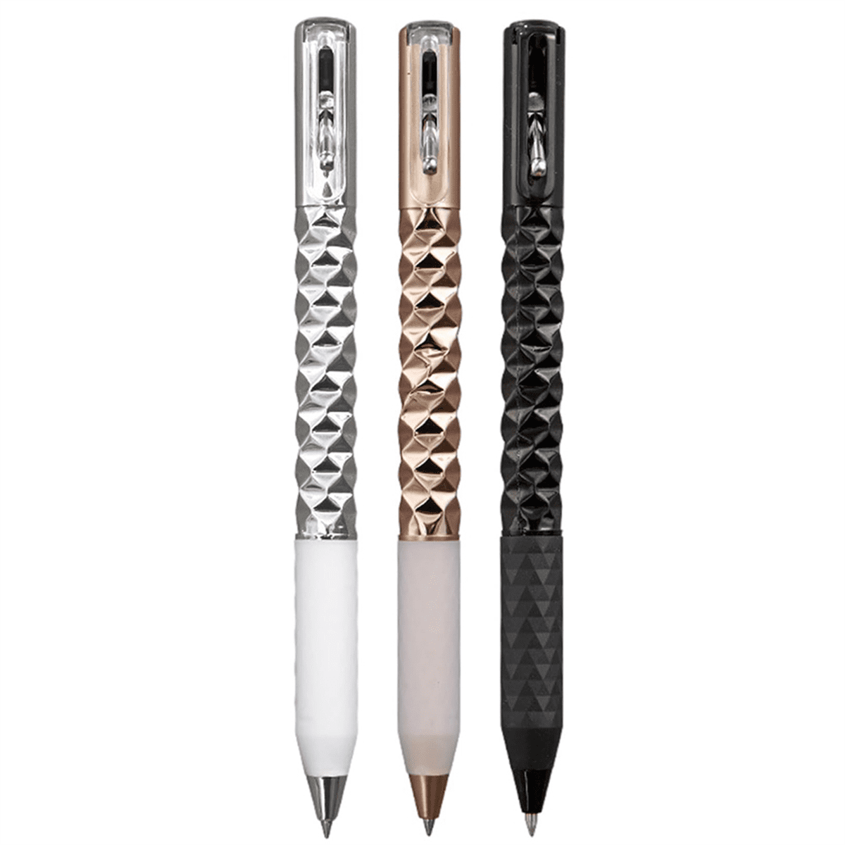 Geometric Metal Crinkle Pen Fidget, Stress Relief Shape Shifting ...