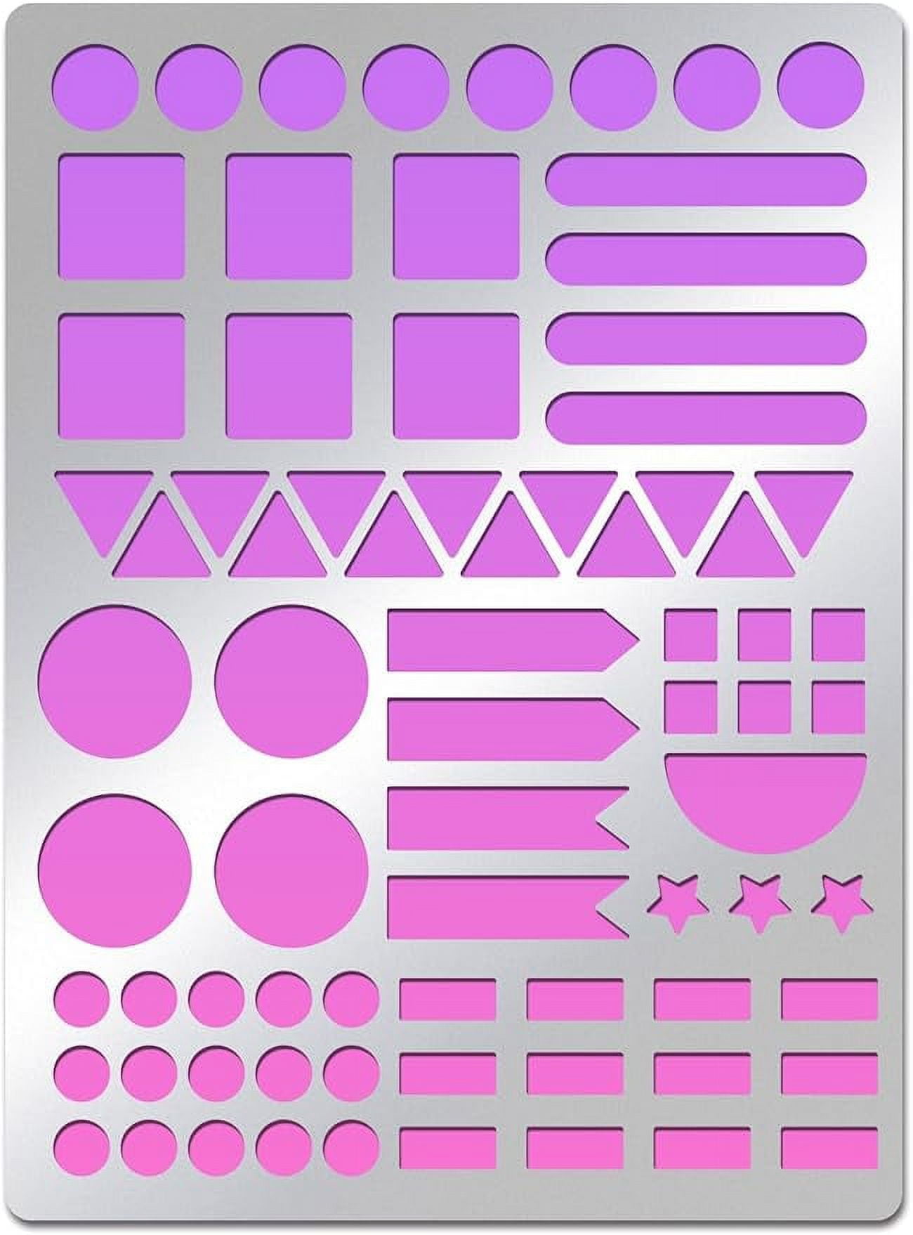 Geometric Metal Stencil Round Square Stainless Steel Stencil Metal ...