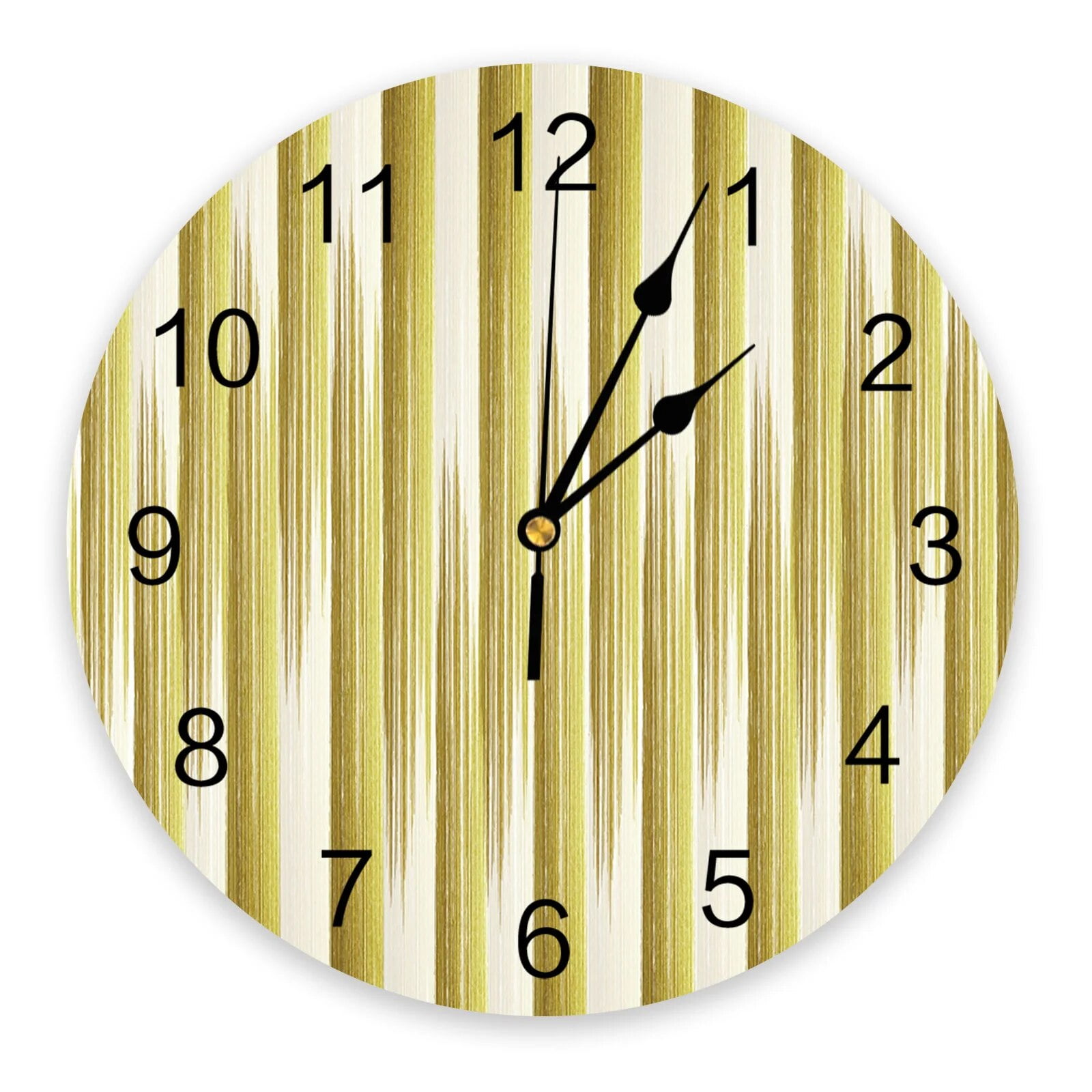 Geometric Minimalist Gradient Wall Clock Large Modern Kitchen Dinning ...