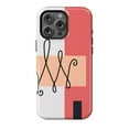 Geometric Minimalist Line Drawing iPhone Case 17 16 15 14 13 12 11 Pro ...