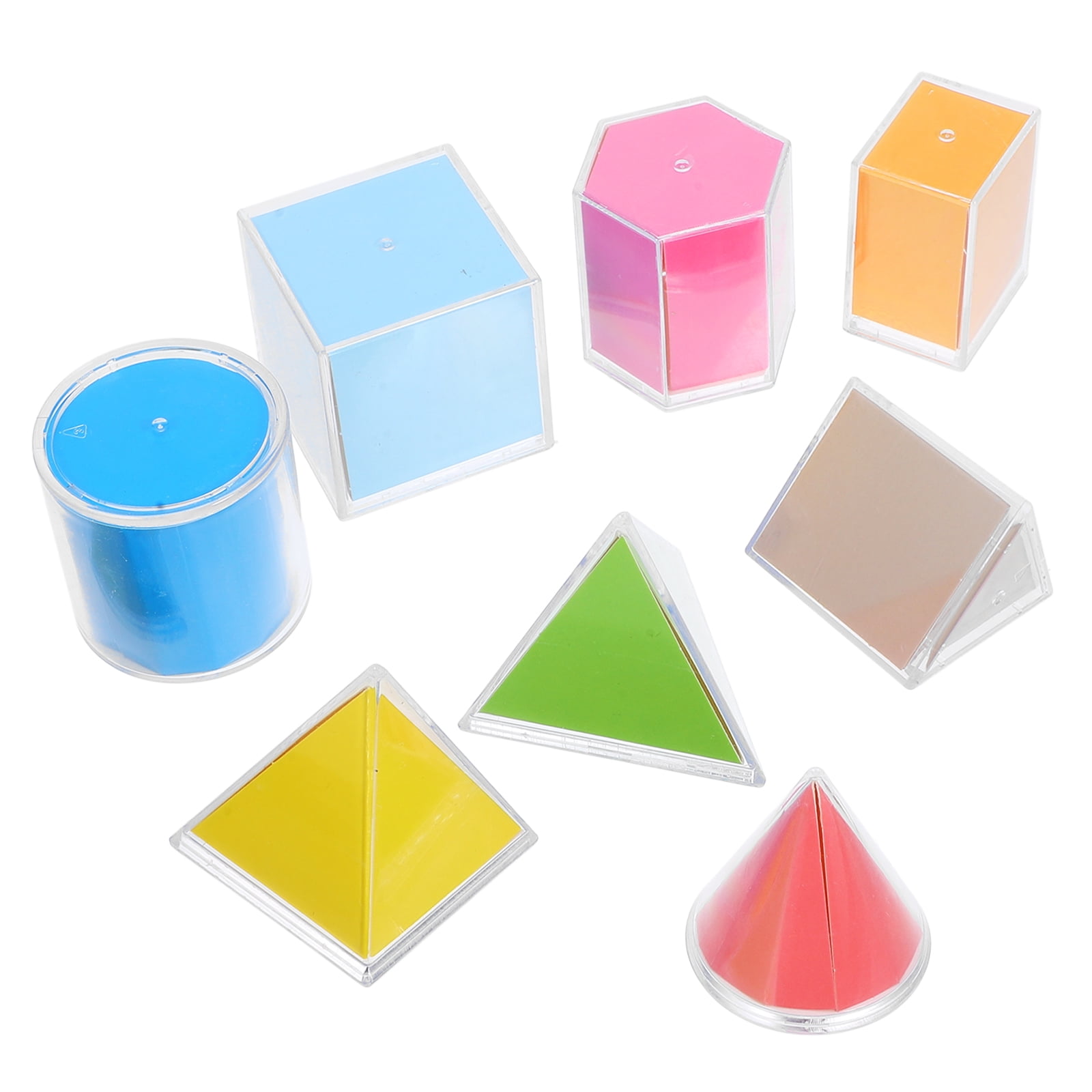 Worgeous 3D Shapes for Teaching Geometric Solids Math Manipulatives for ...