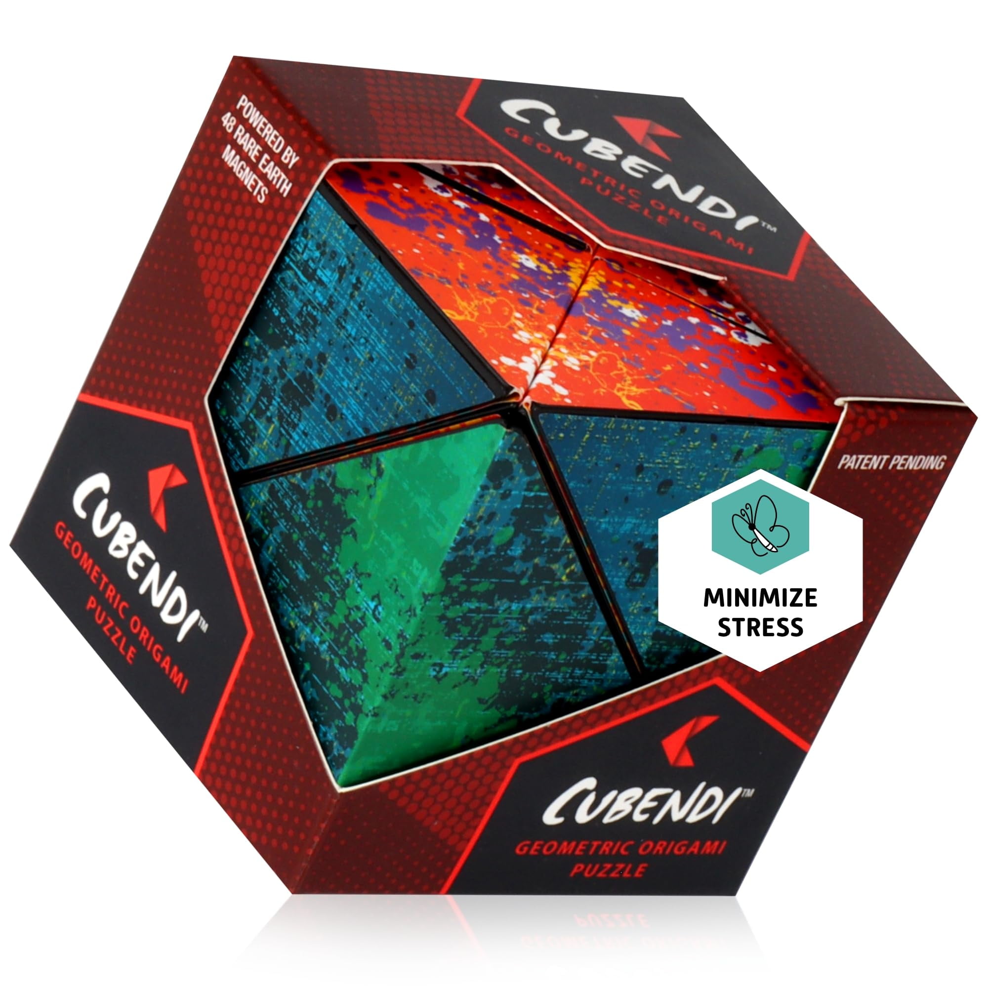 Geometric Origami Puzzle - MMF7 Infinity Fidget Cube for Adults, Kids ...