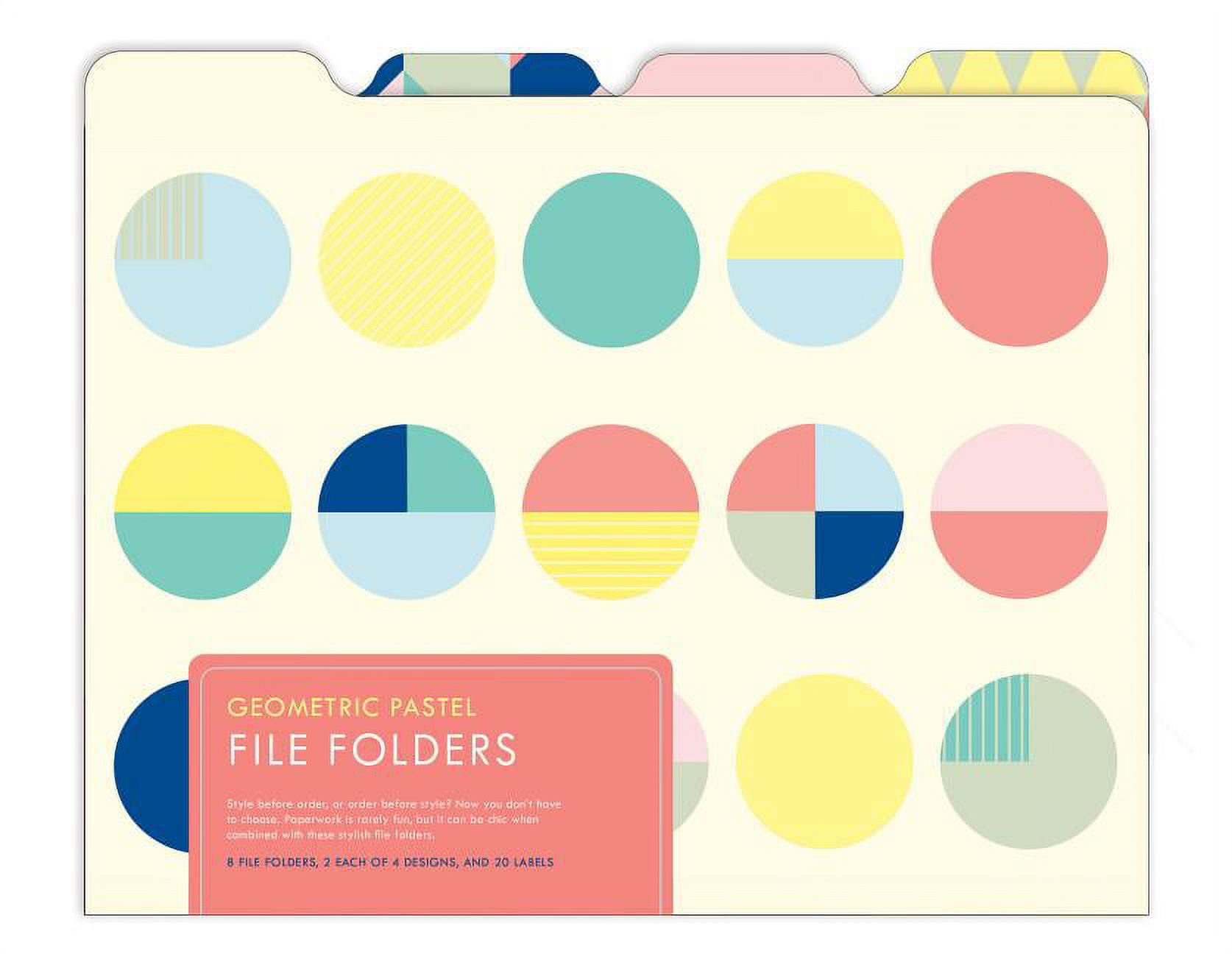 Geometric Pastel File Folder - Walmart.com