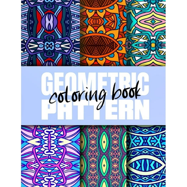 Geometric Pattern Coloring Book : Creative Geometric Coloring Book for ...