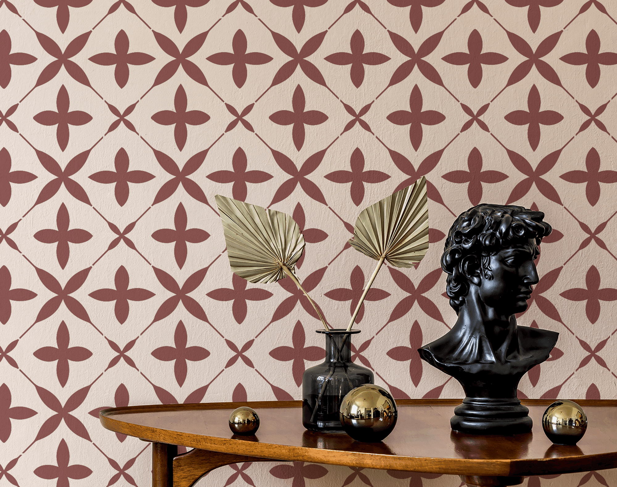 Geometric Pattern Stencil - Art and Wall Stencil (20"x20") - Walmart.com