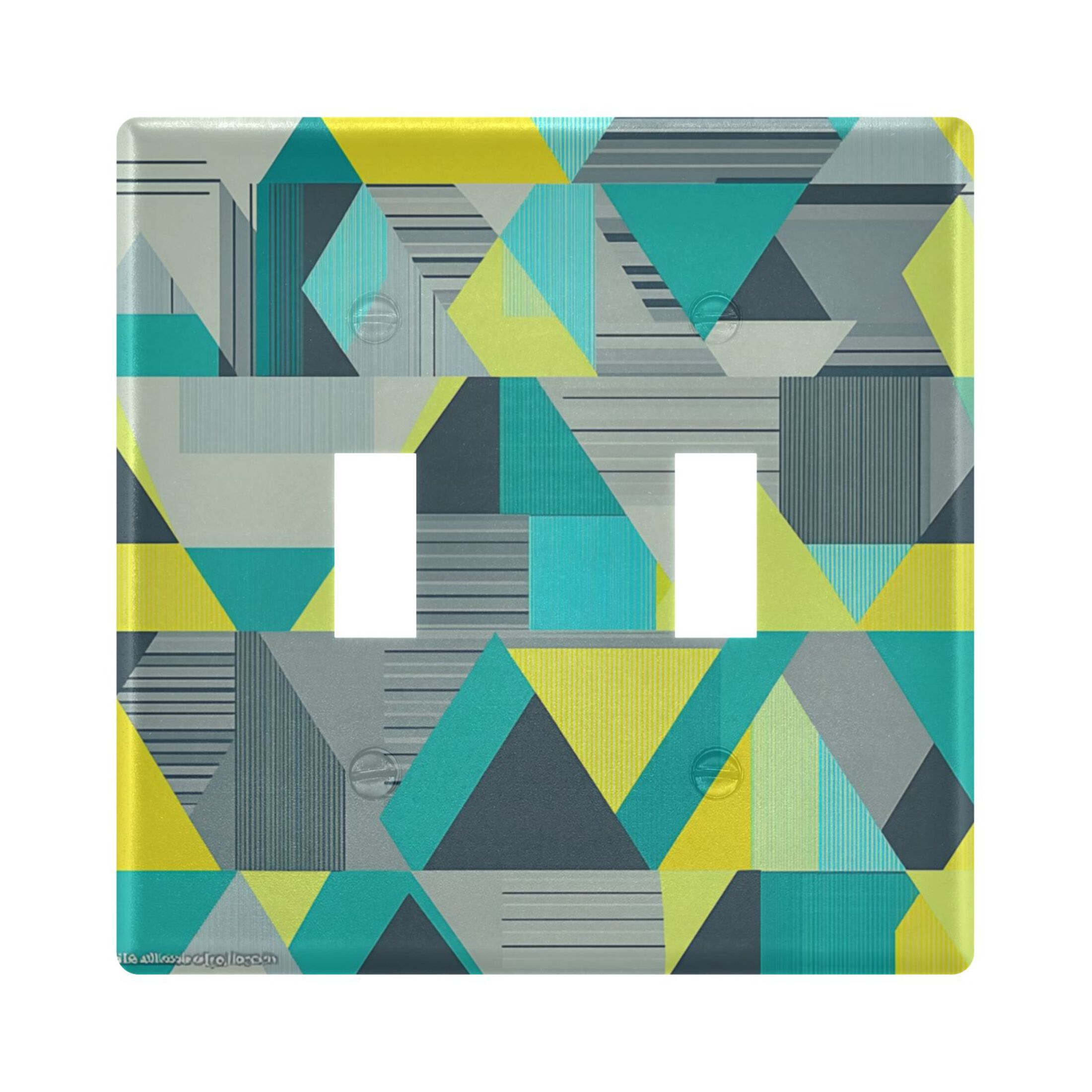 Geometric Patterns in Shades Decorative Light Switch Plates Switch ...