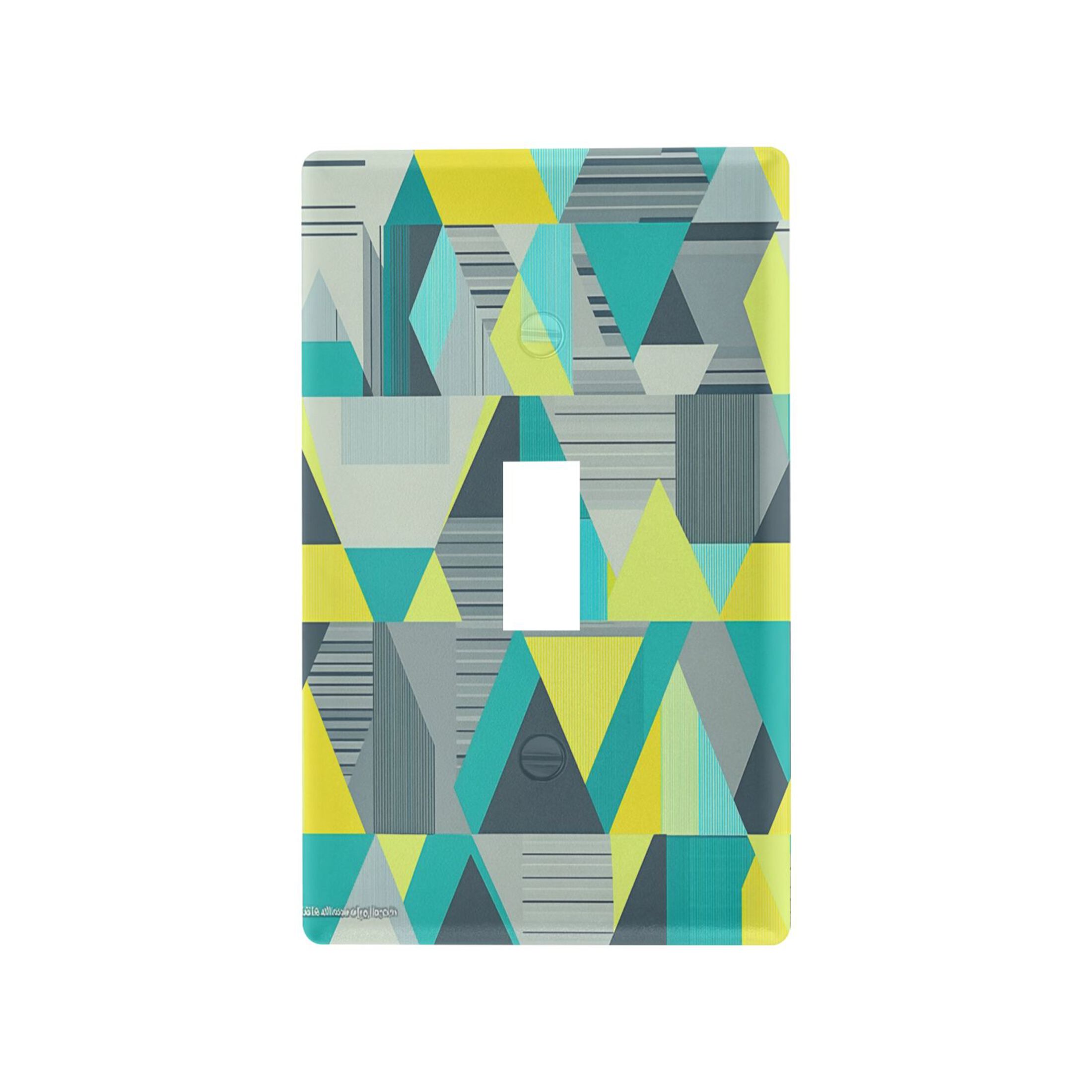 Geometric Patterns in Shades Light Switch Cover Switch Plate Outlet ...