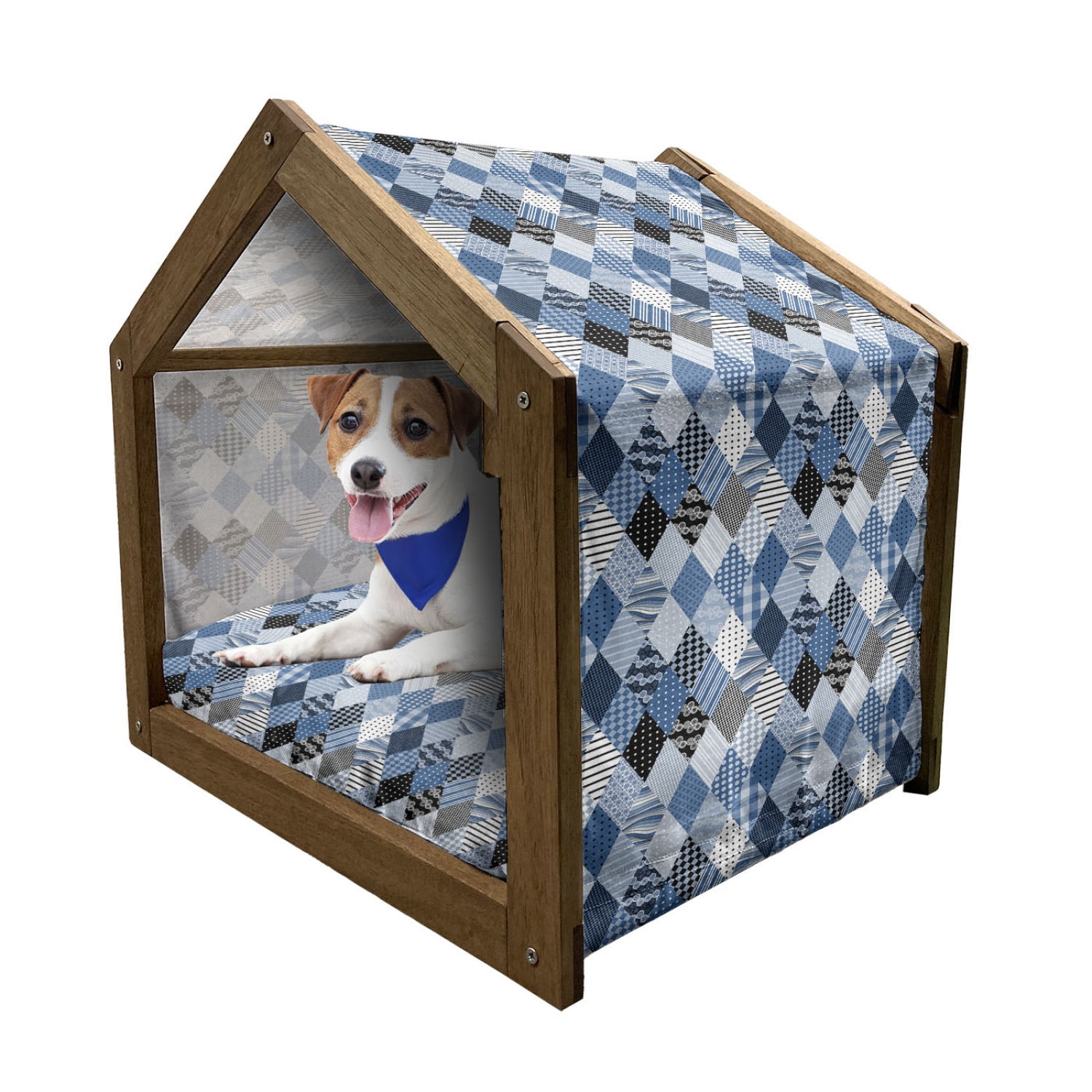 Geometric Pet House, Geometrical Diamond Shaped Lines with Various ...