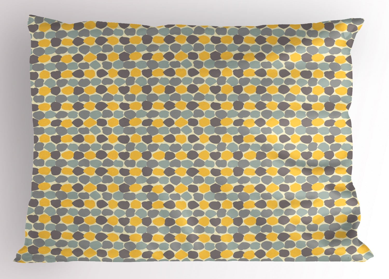 Geometric Pillow Sham Retro Style Deformed Circles Formed by ...