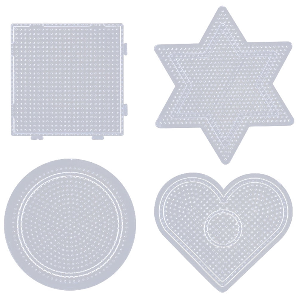 Geometric Plastic Boards Beads Fuse Craft Stencils Tool - Walmart.com