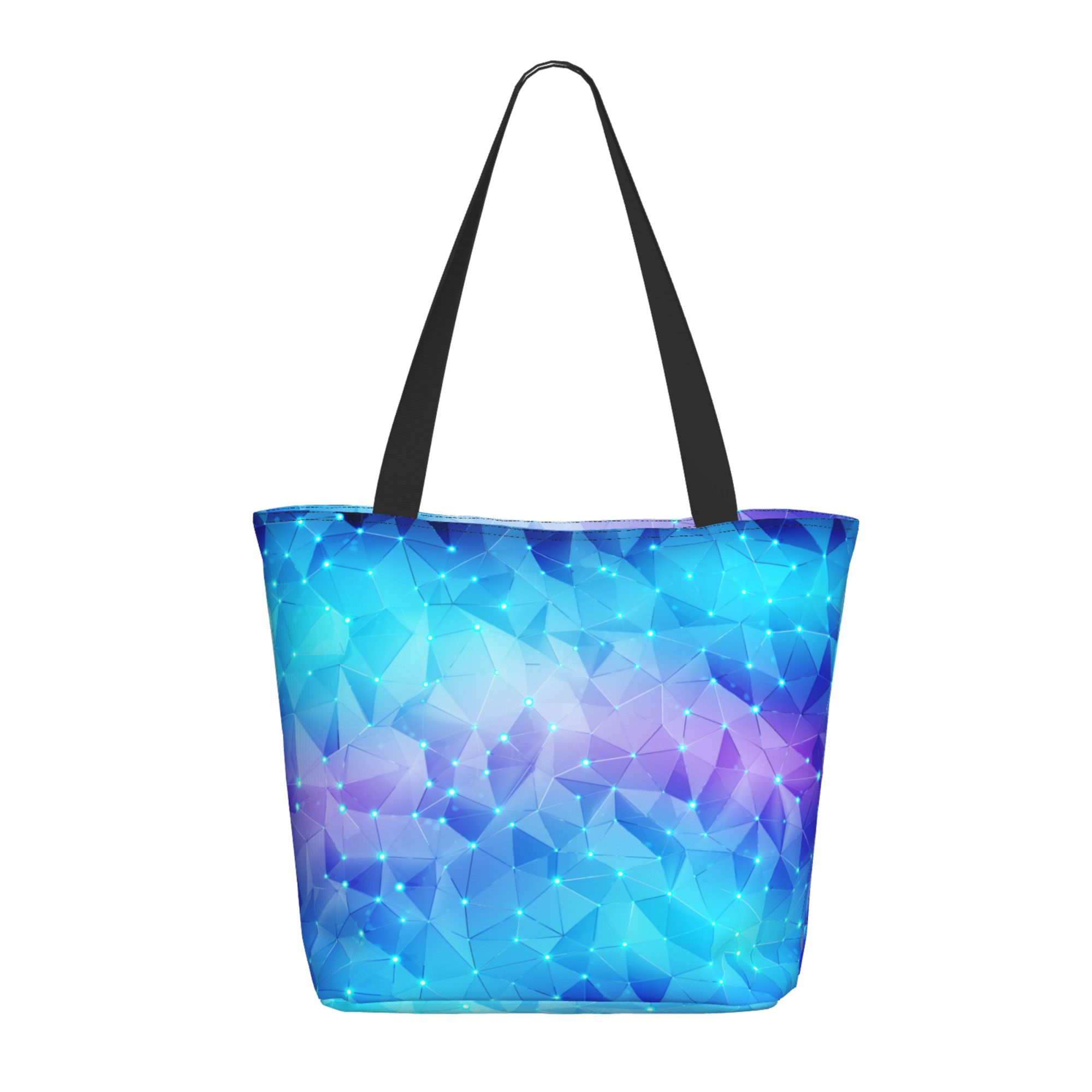 Geometric Polygon Background Bag Pattern For Women Gift Tote Bag For ...