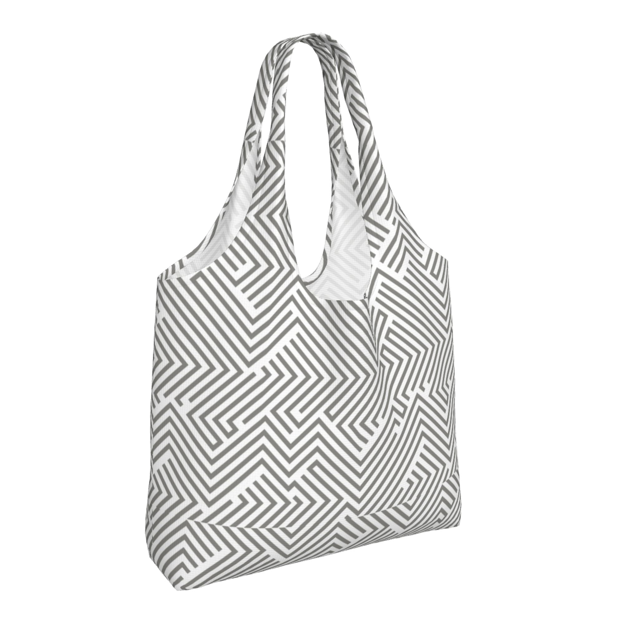 Geometric Polygon Background Canvas Tote Pocket For Women,Totes Bag ...