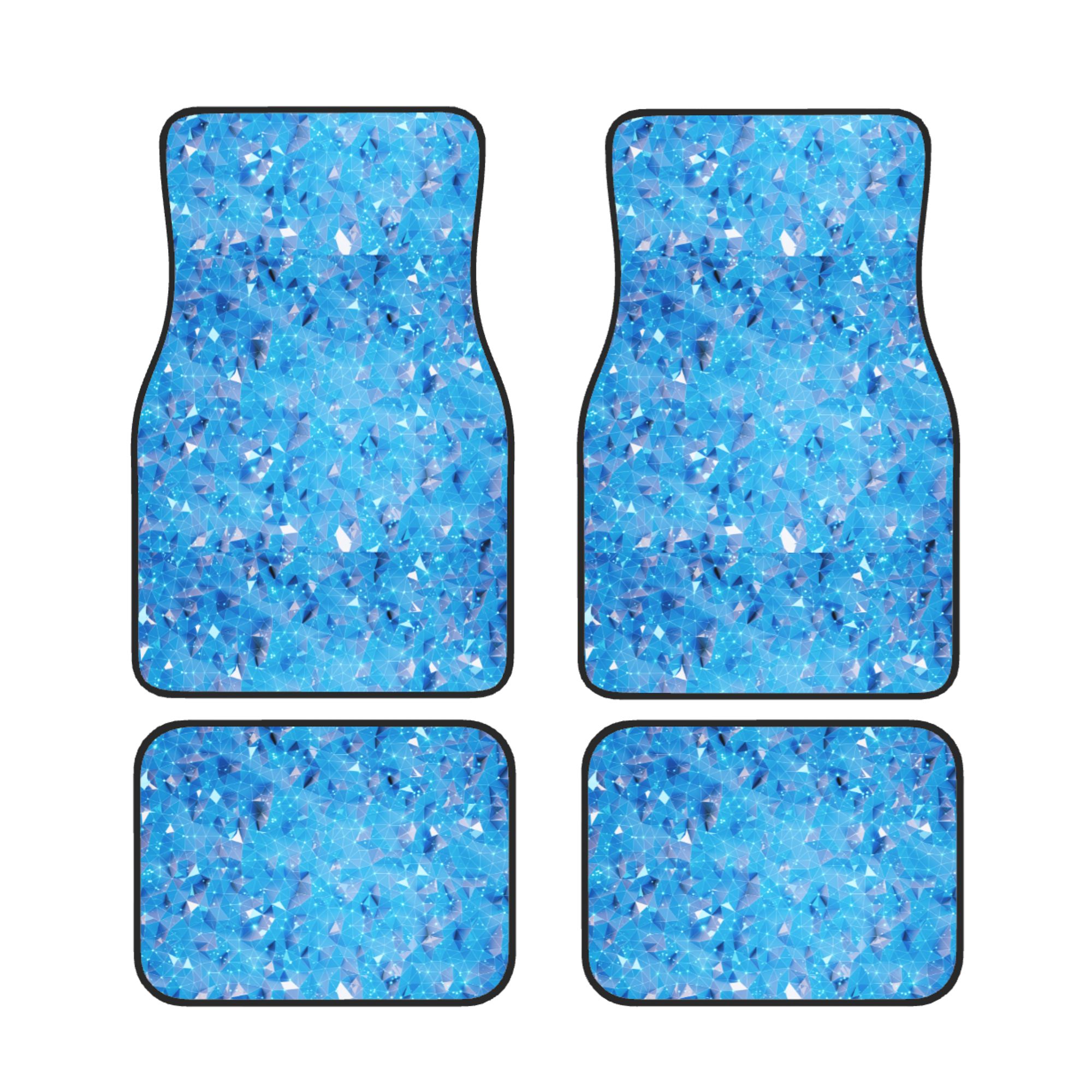 Geometric Polygon Background Universal Fit Carpet Floor Mats For Car ...