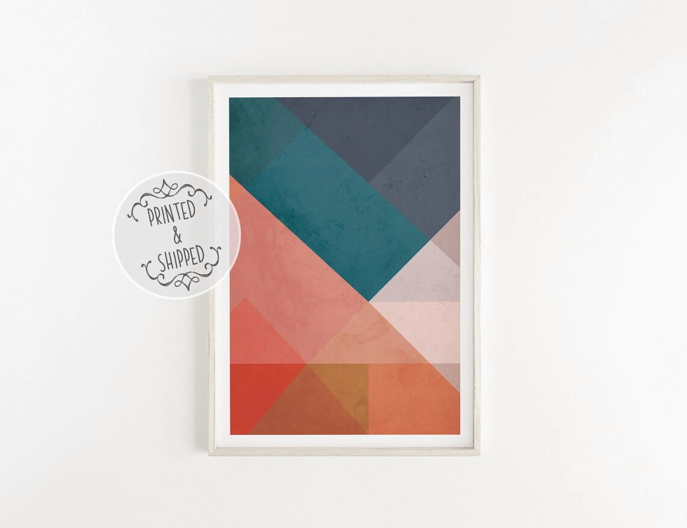 Geometric Print, Geometric Wall Art, Geometric Wall Art, Home Decor ...