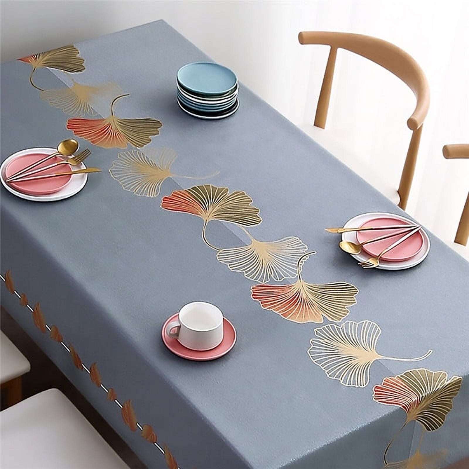 Geometric Printing Rectangular Tablecloth Can Be Used For Table Dining ...