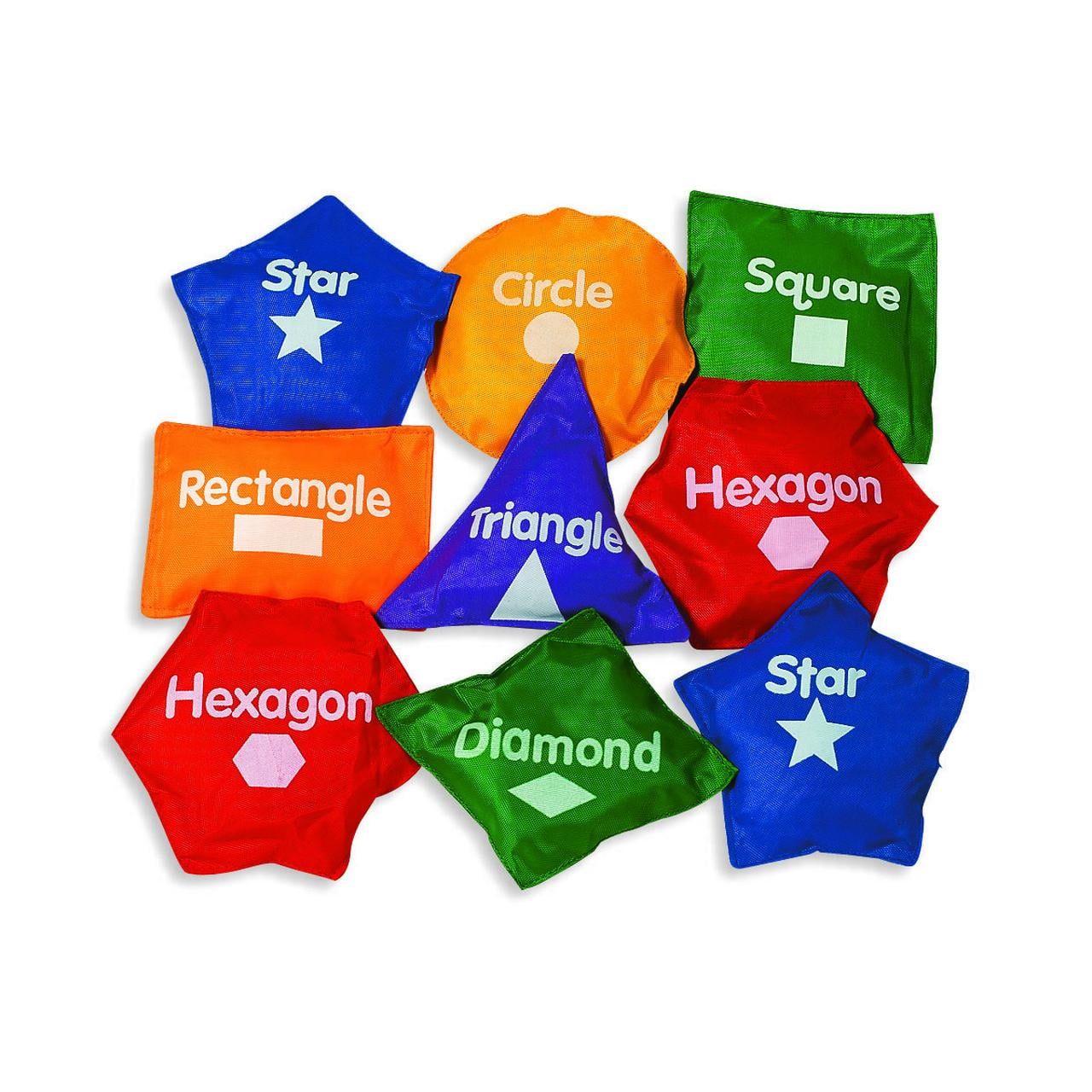 Geometric Shaped Bean Bags-14 Pc - Educational - 14 Pieces - Walmart.com