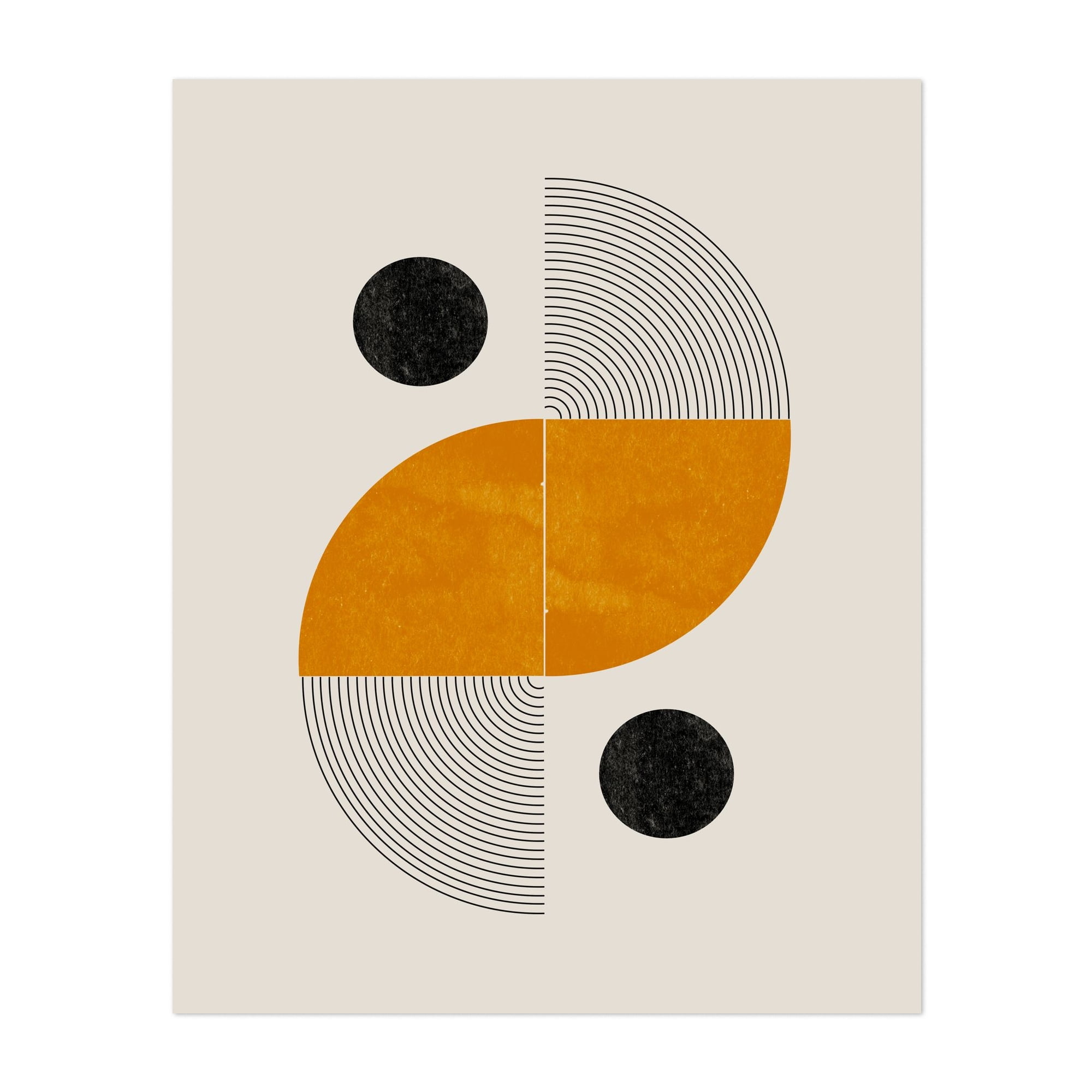 Geometric Shapes - Mixed Media Geometric Abstract Modern Art Minimalist ...
