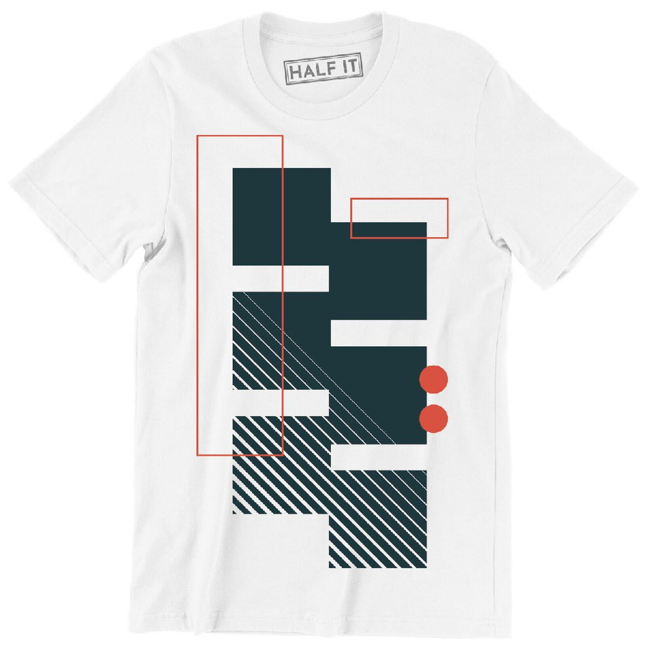 Geometric Shapes Such As Squares Circles And Rectangles T-Shirt ...