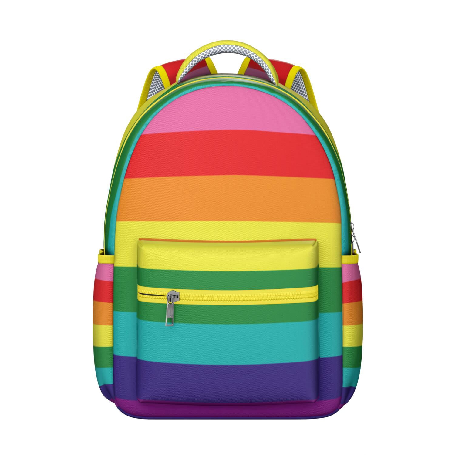 Geometric Shapes Texture Academic Backpack - Organized for Students ...