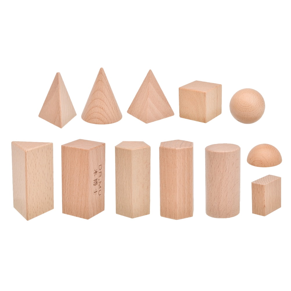 Geometric Shapes Toy Wooden Photo 3D Cube Blocks Photography Matching ...