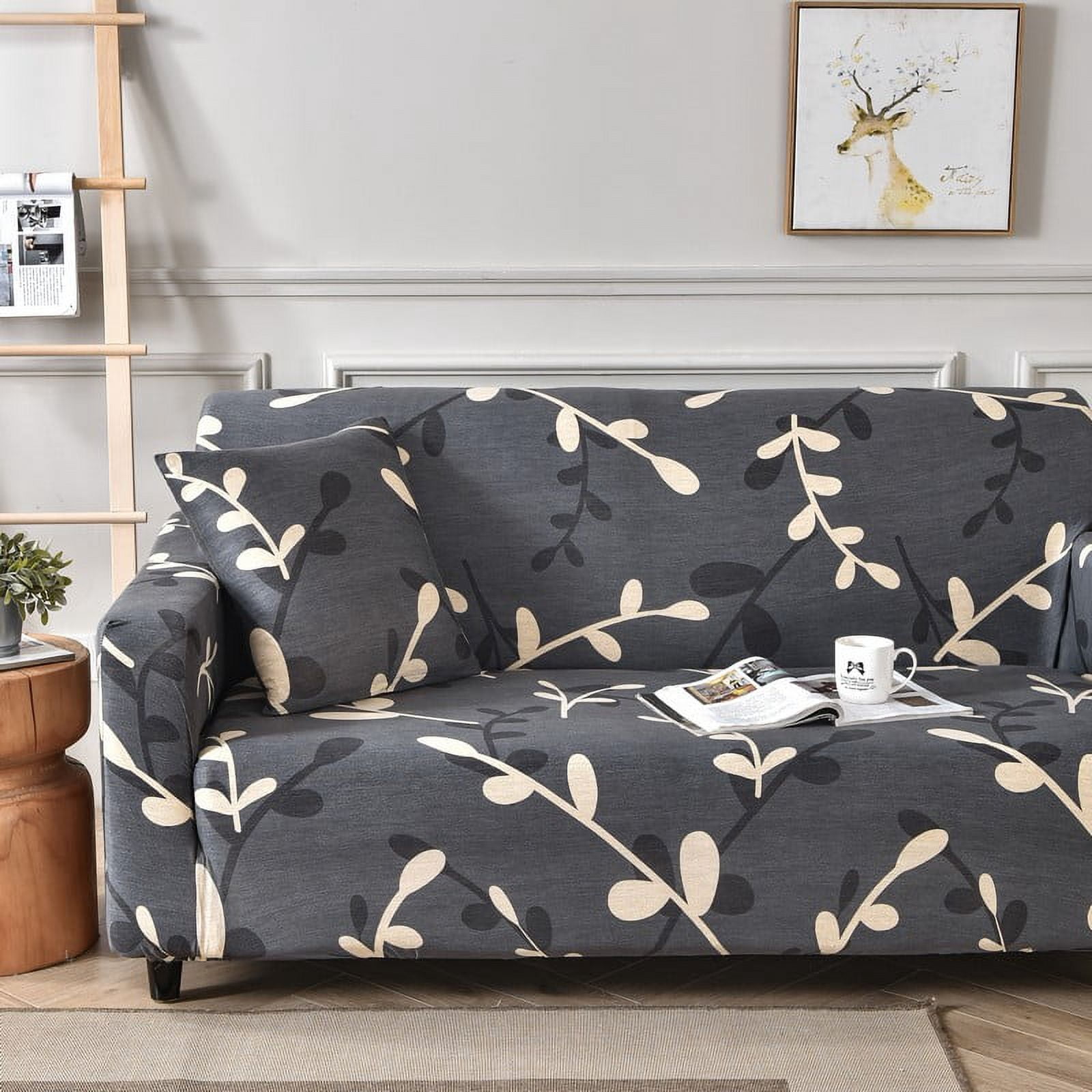 Geometric Sofa Covers for Living Room Modern Elastic Sofa Cover Corner ...